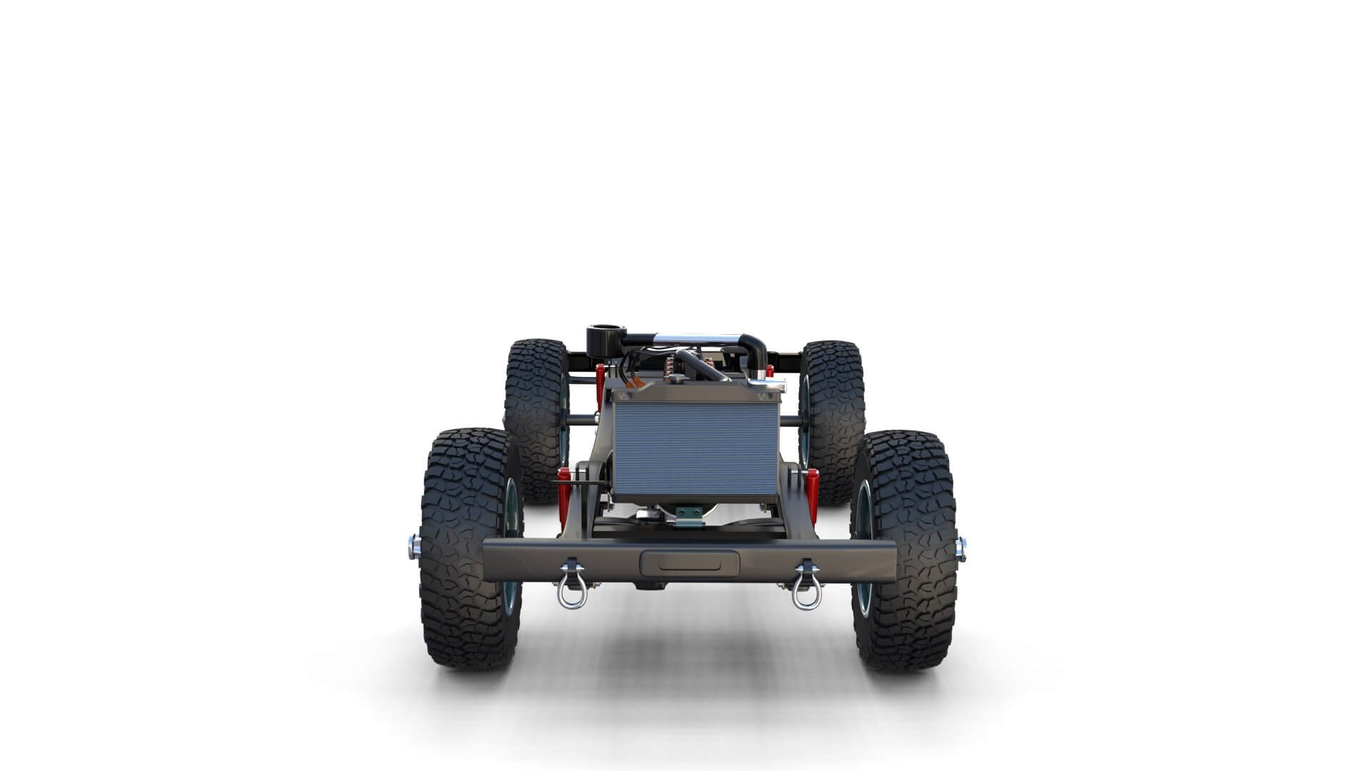 Toyota Land Cruiser FJ 40 with Chassis - 3D Model by dragosburian