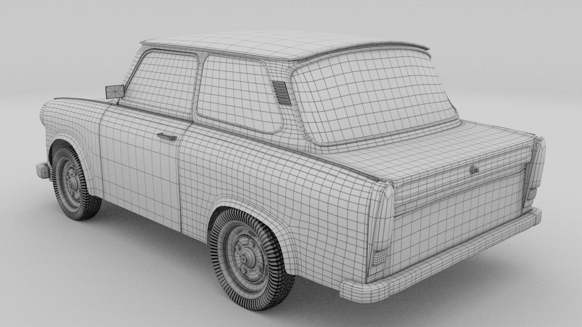 Trabant 601 - 3D Model by dragosburian