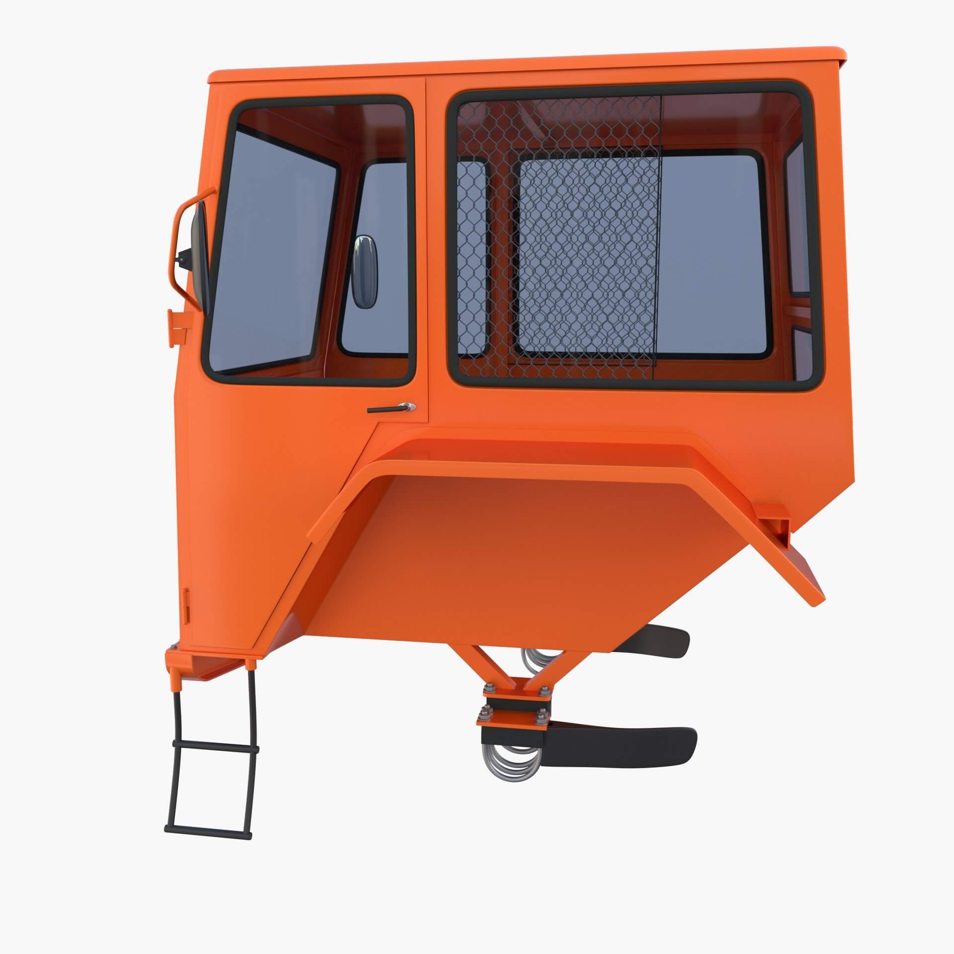 Tractor Cabin - 3D Model by dragosburian