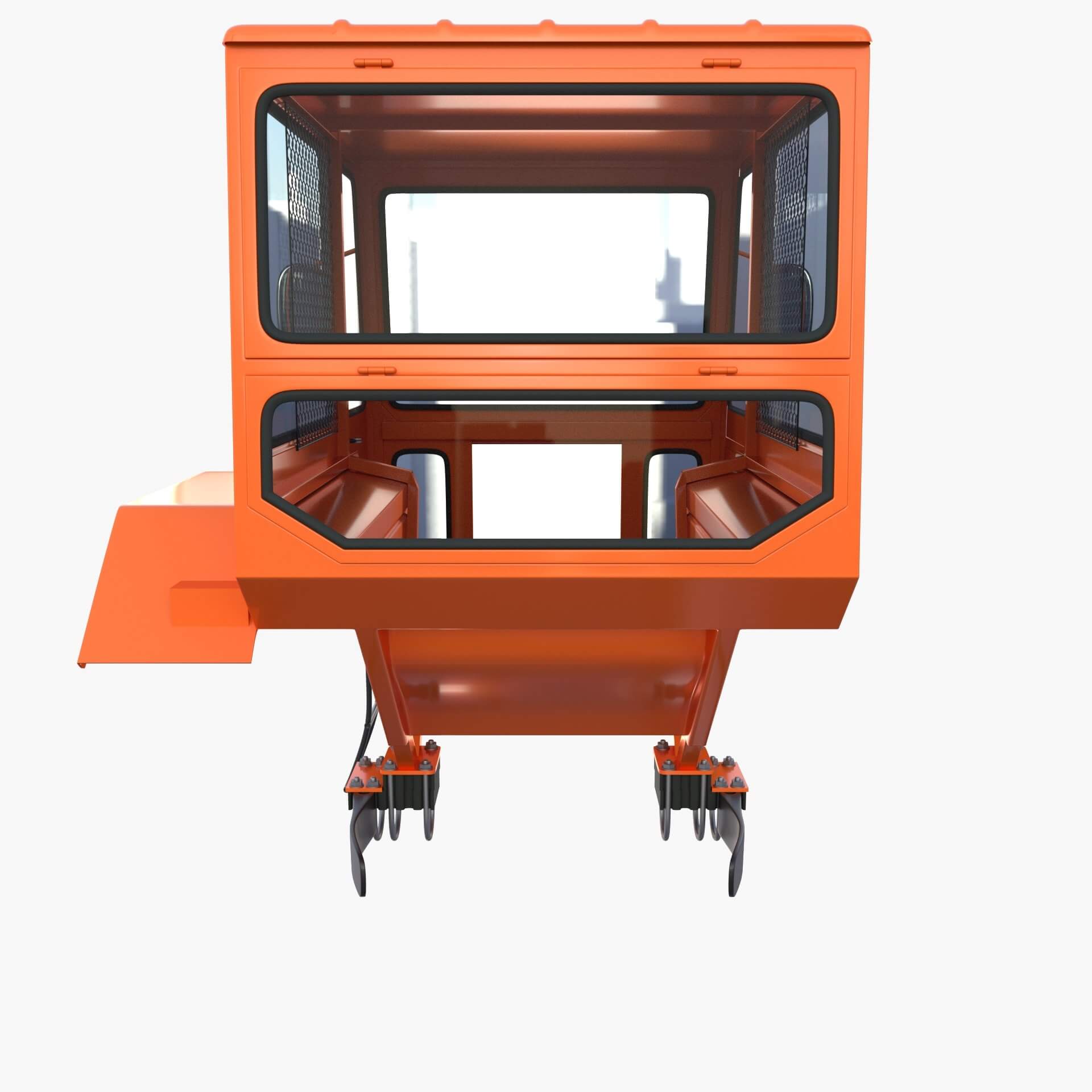 Tractor Cabin - 3D Model by dragosburian