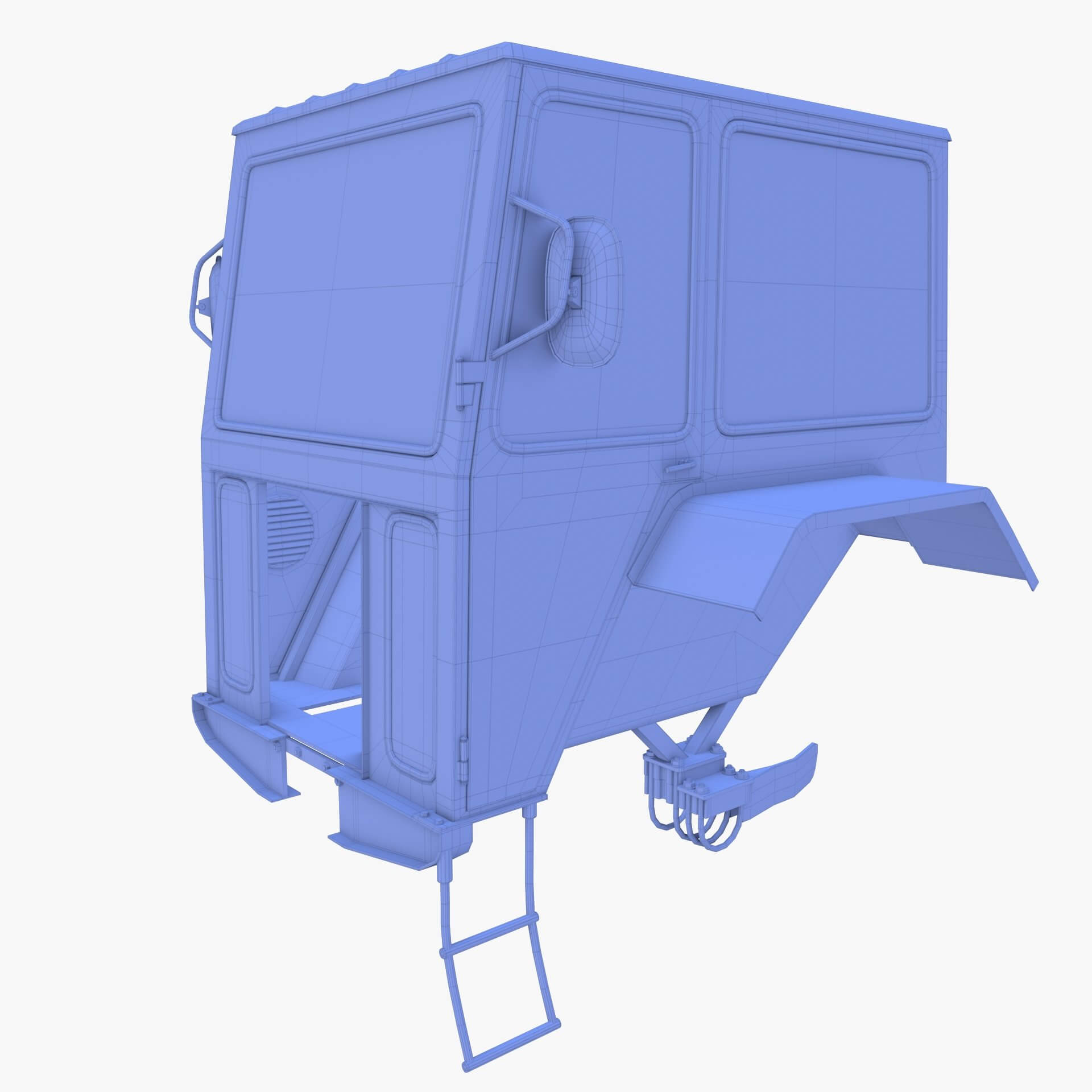 Tractor Cabin - 3D Model by dragosburian