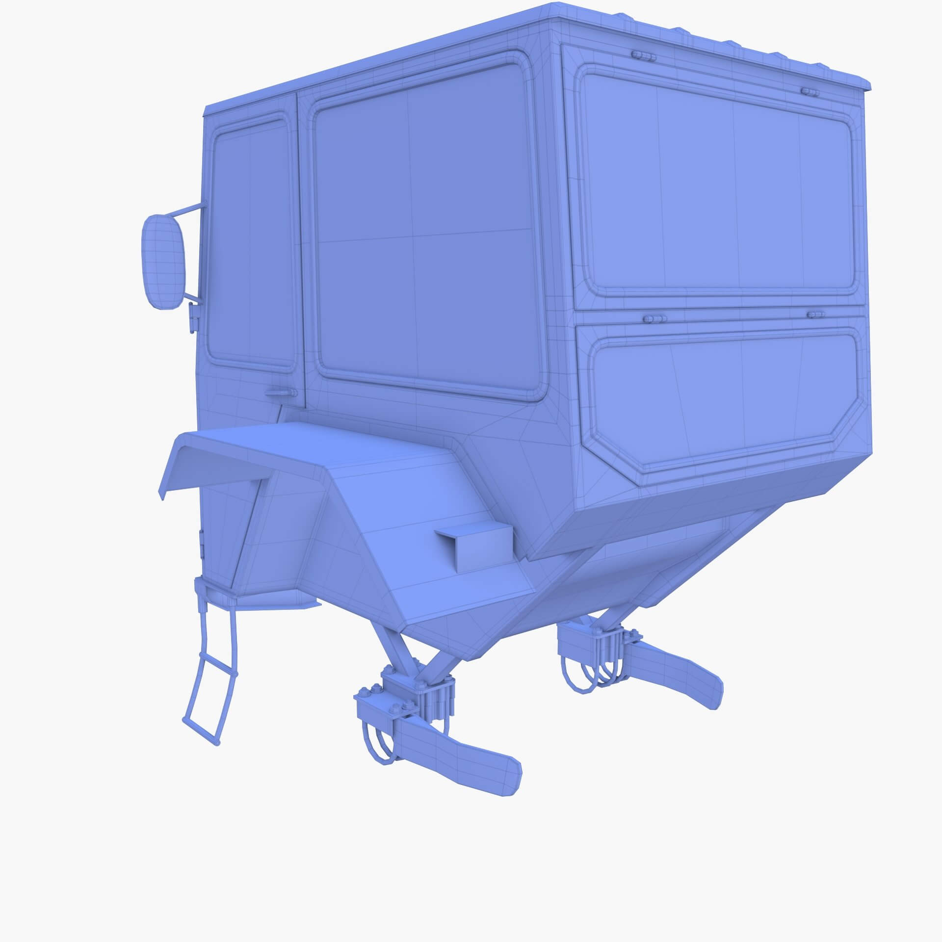 Tractor Cabin - 3D Model by dragosburian