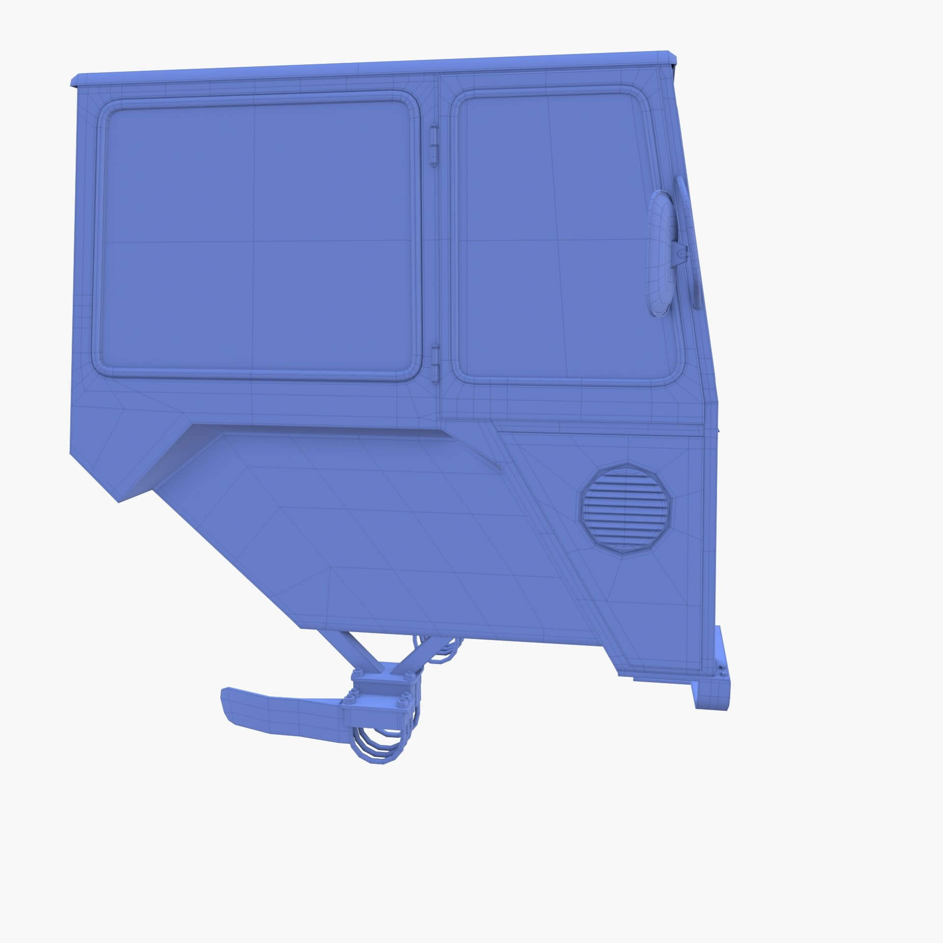 Tractor Cabin - 3D Model by dragosburian