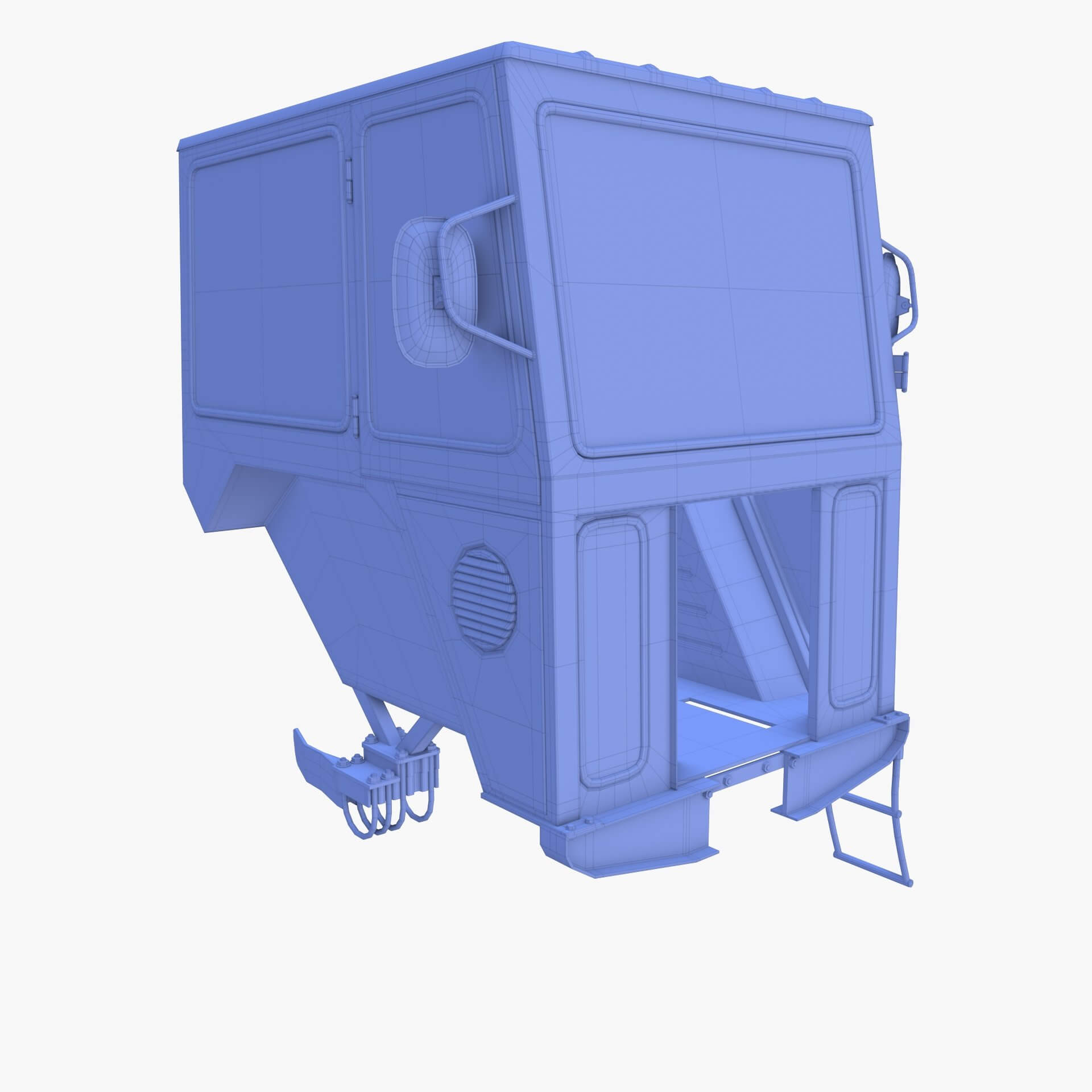 Tractor Cabin - 3D Model by dragosburian