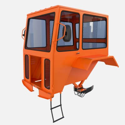 Tractor Cabin - 3D Model by dragosburian