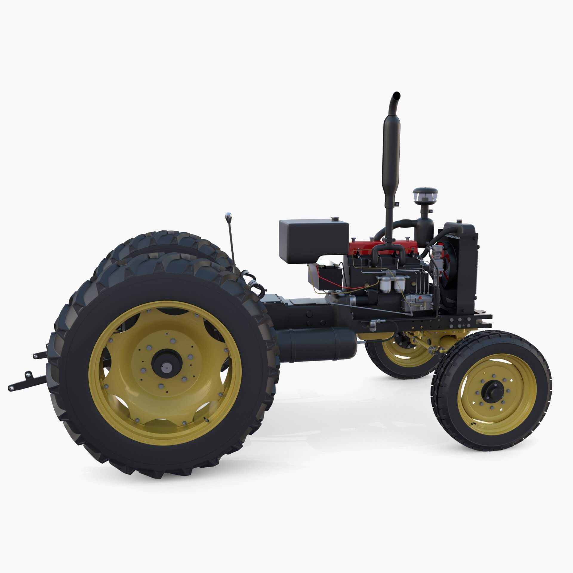 Tractor Chassis - 3D Model by dragosburian