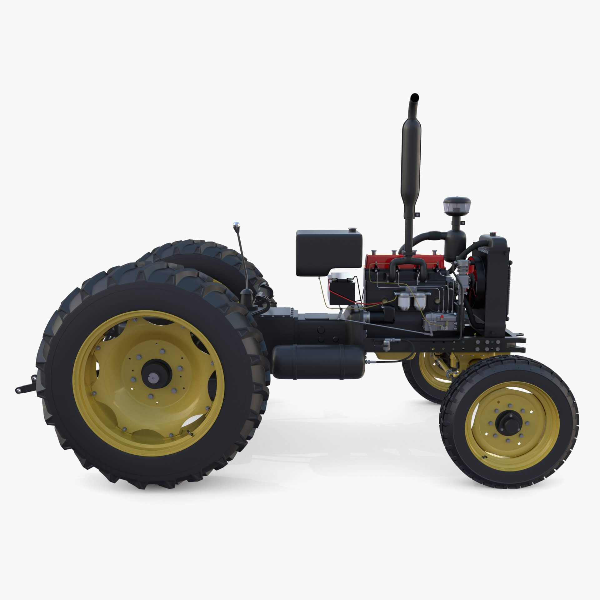 Tractor Chassis - 3D Model by dragosburian