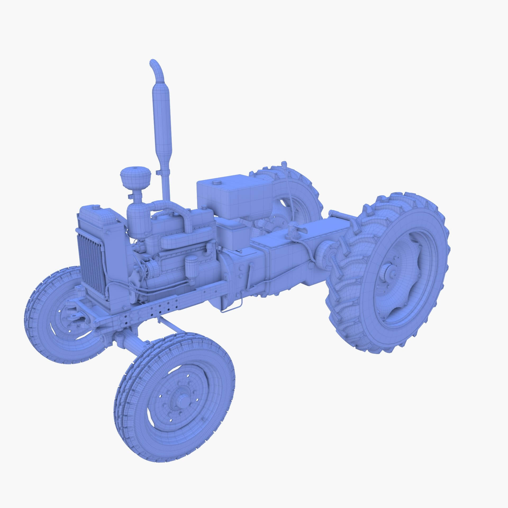 Tractor Chassis - 3D Model by dragosburian