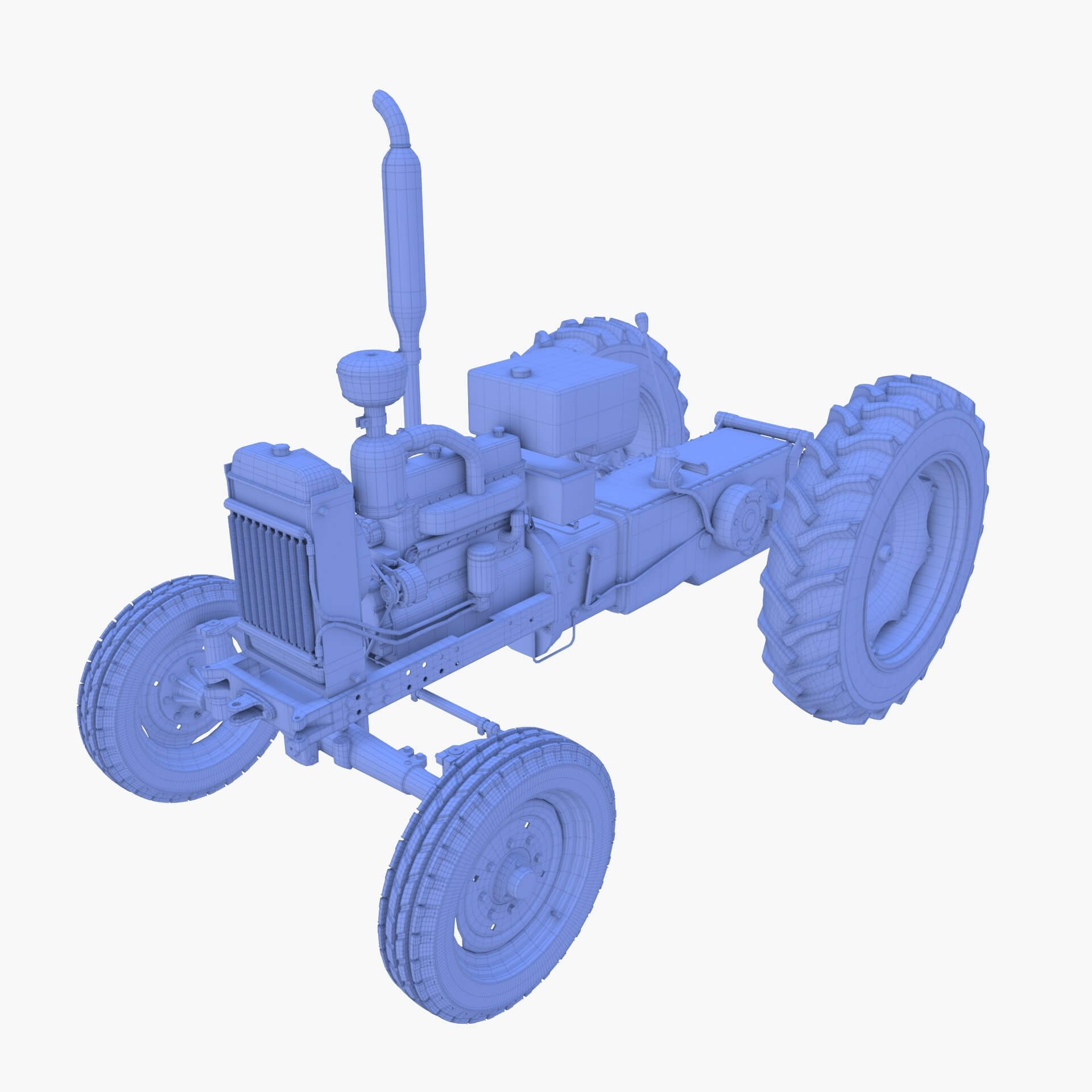 Tractor Chassis - 3D Model by dragosburian