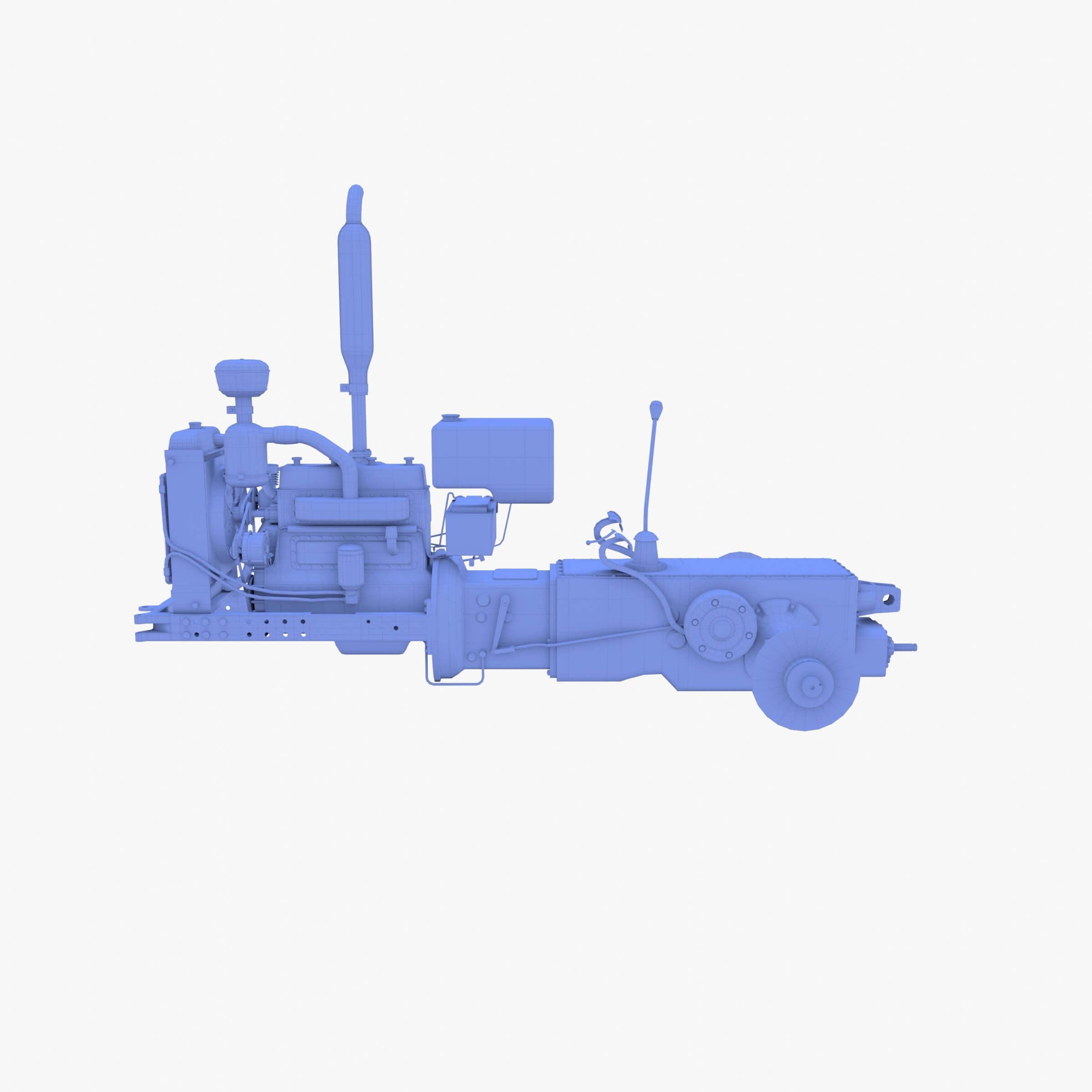 Tractor Drivetrain - 3D Model by dragosburian