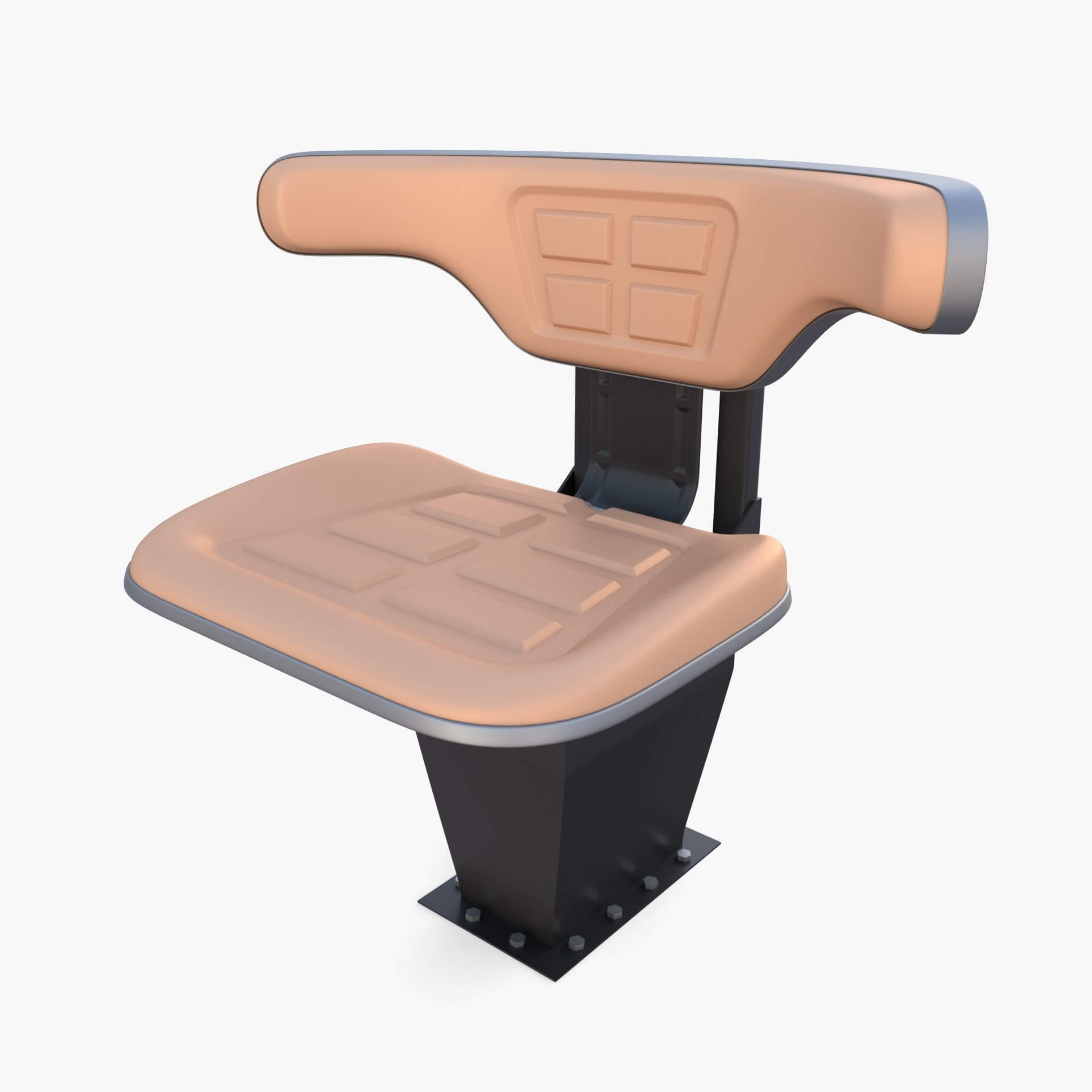 Tractor Seat - 3D Model by dragosburian