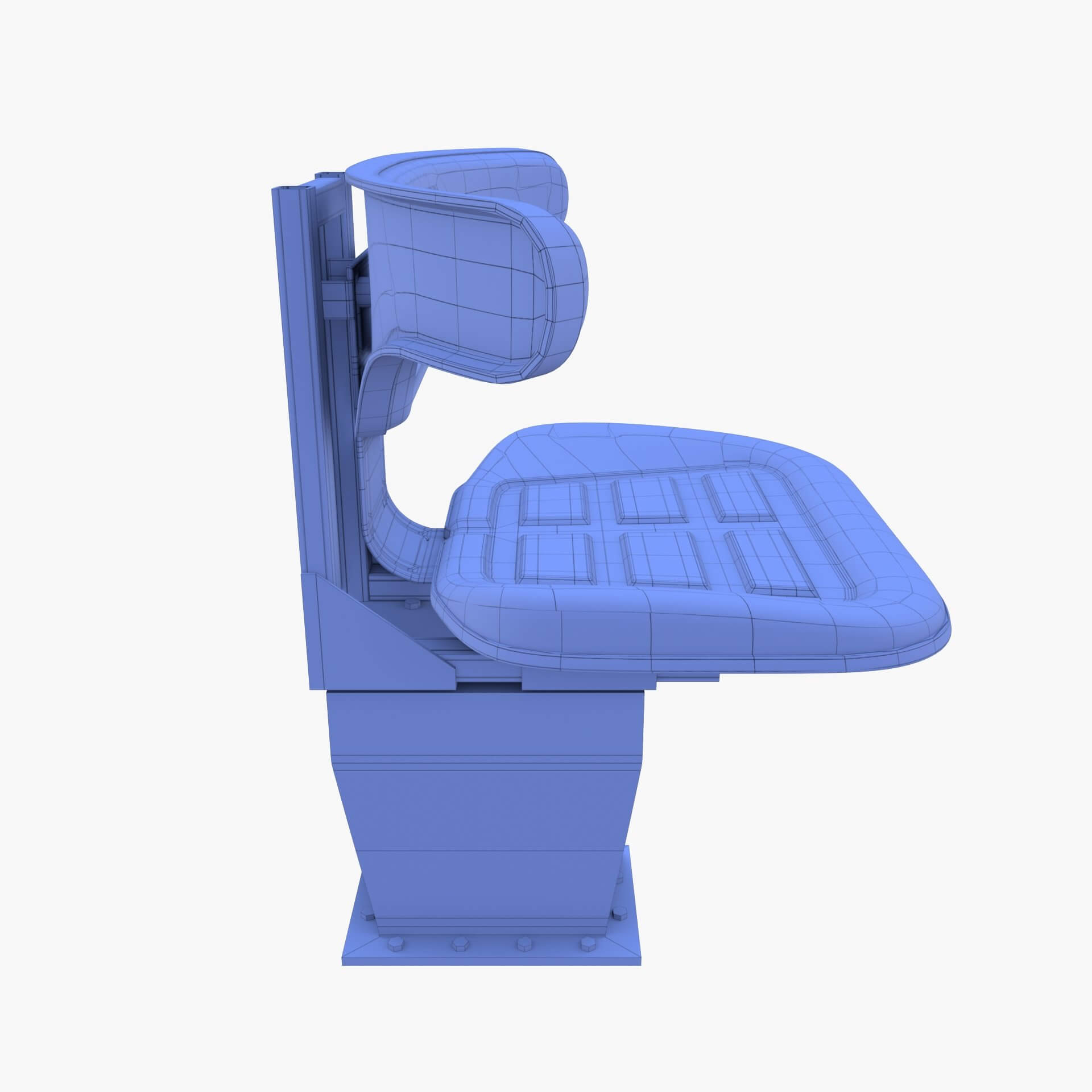 Tractor Seat - 3D Model by dragosburian