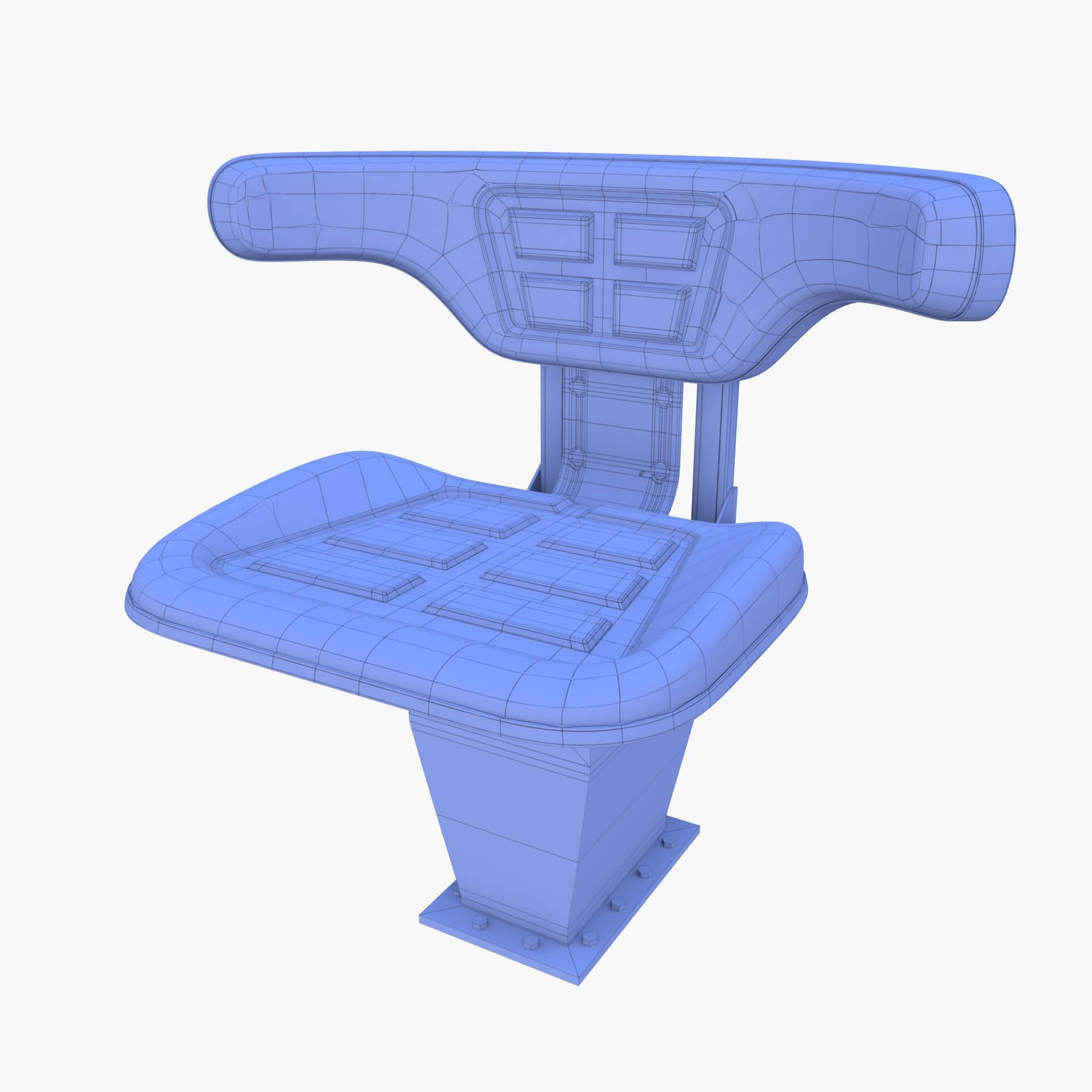 Tractor Seat - 3D Model by dragosburian