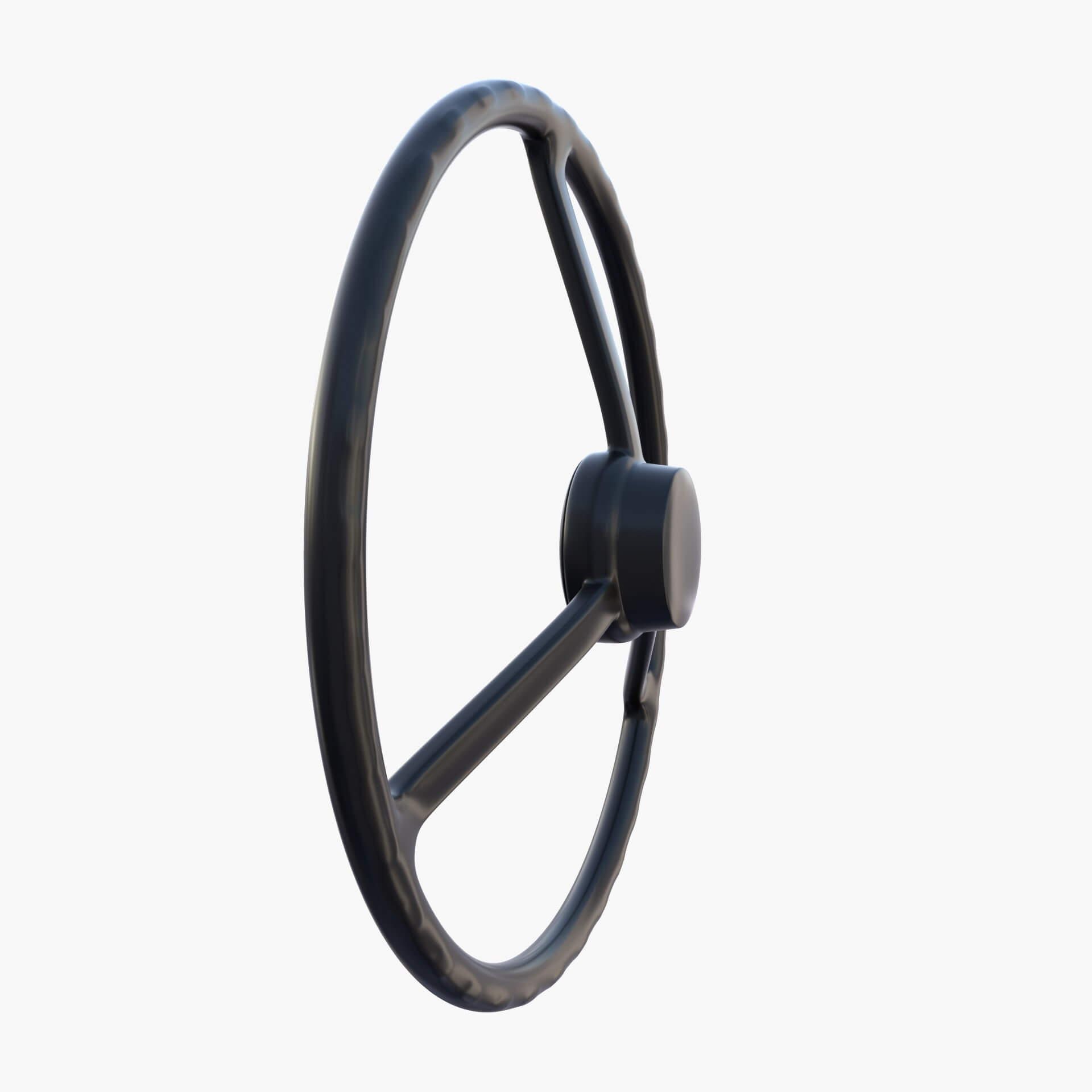 Tractor Steering Wheel - 3D Model by dragosburian