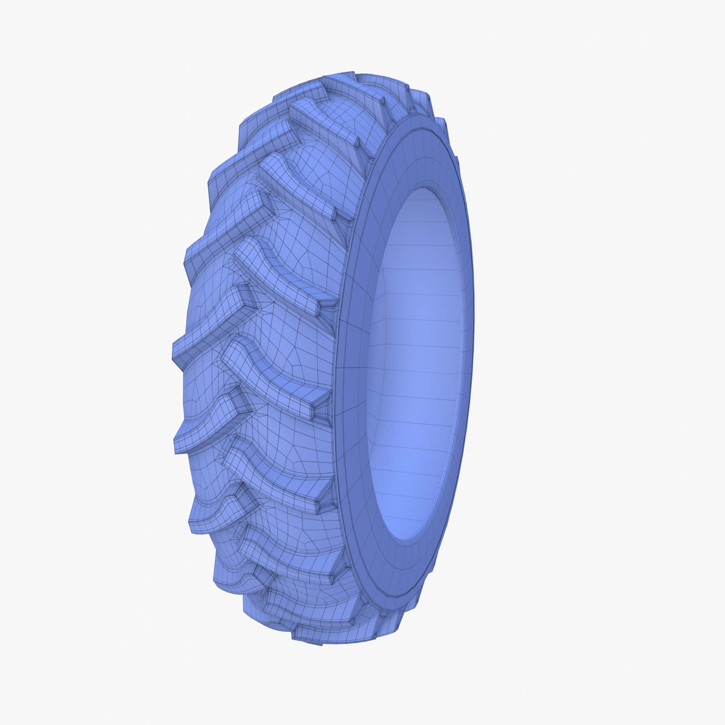 Tractor Tire V2 - 3D Model by dragosburian