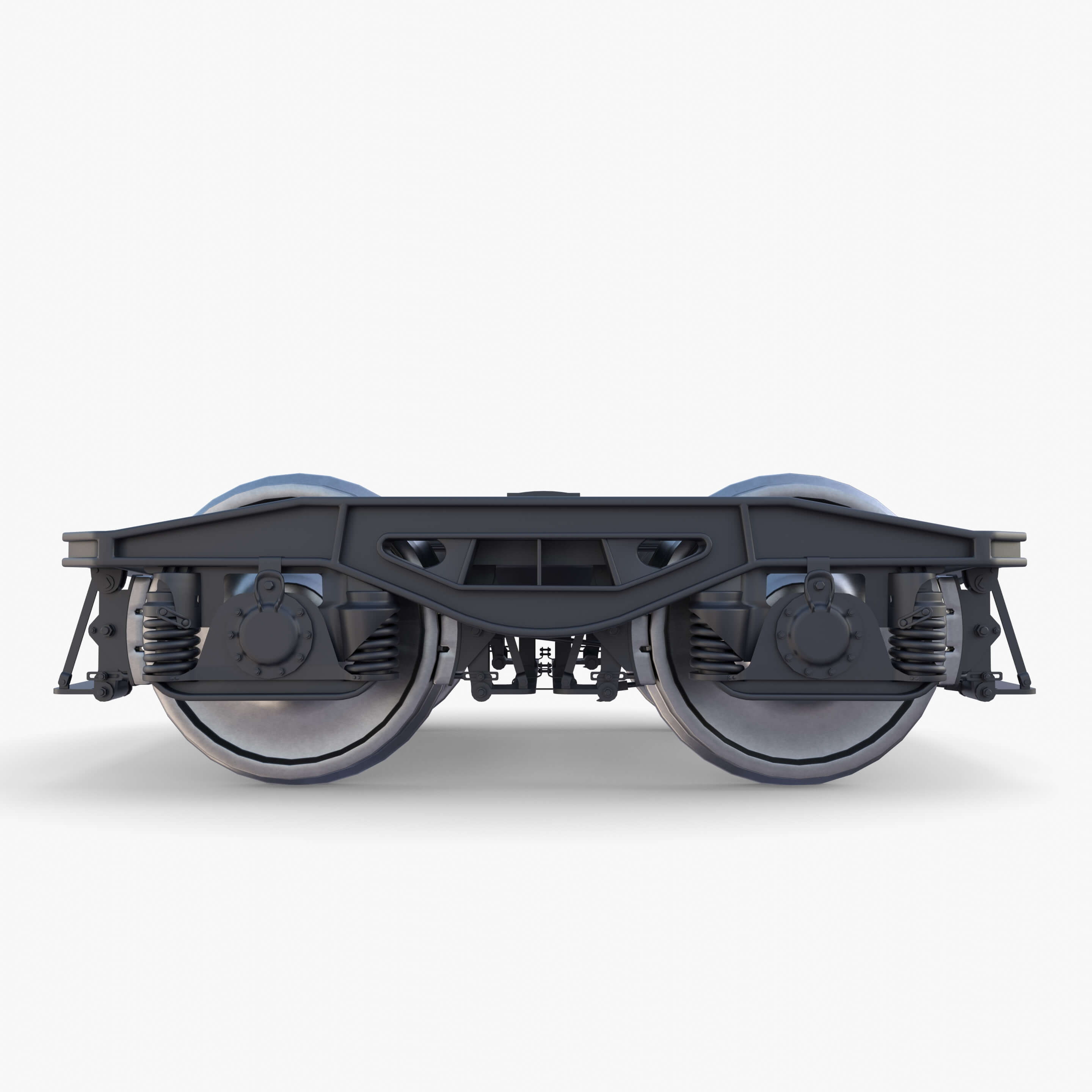 Train Car Bogie V1 - 3D Model by dragosburian