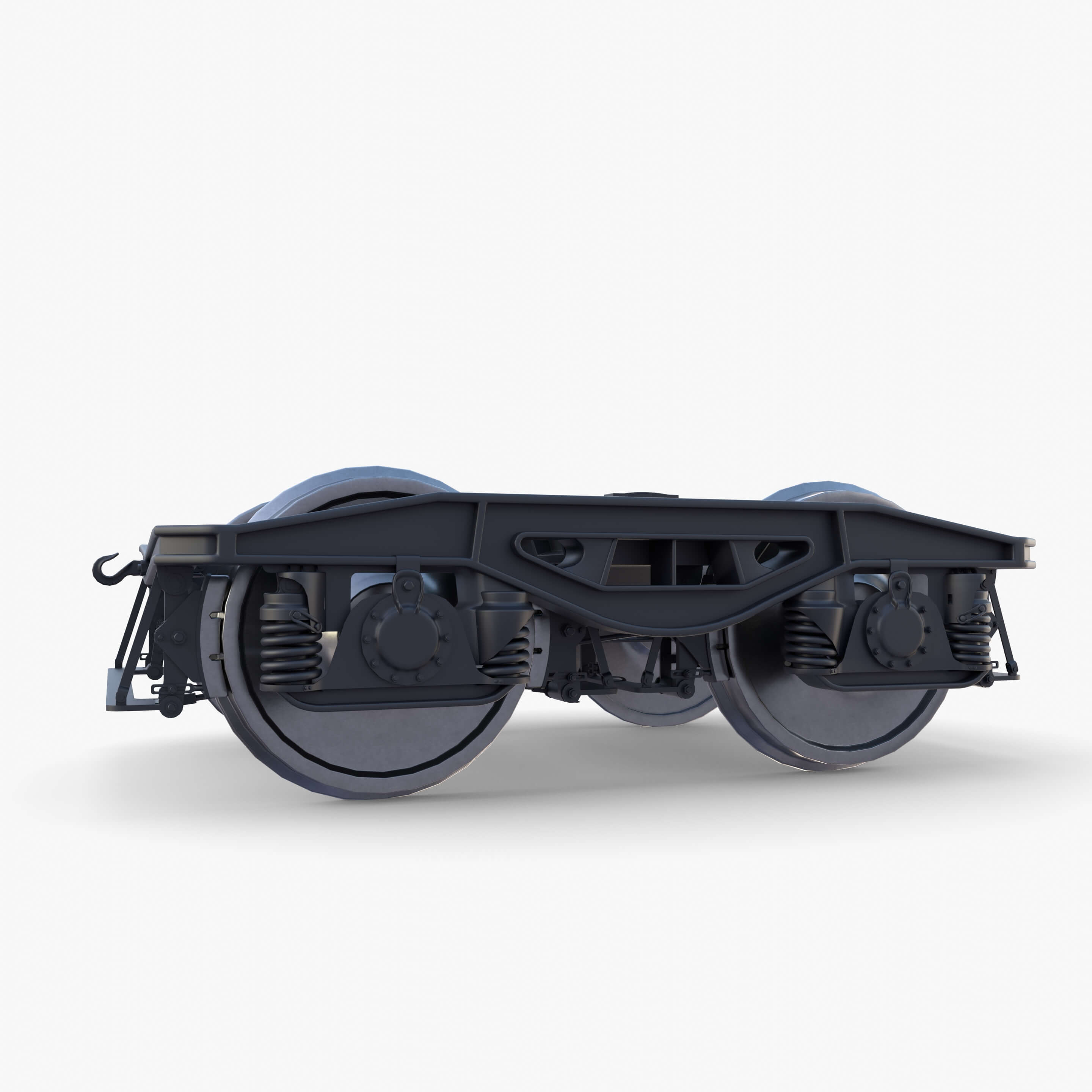 Train Car Bogie V1 - 3D Model by dragosburian