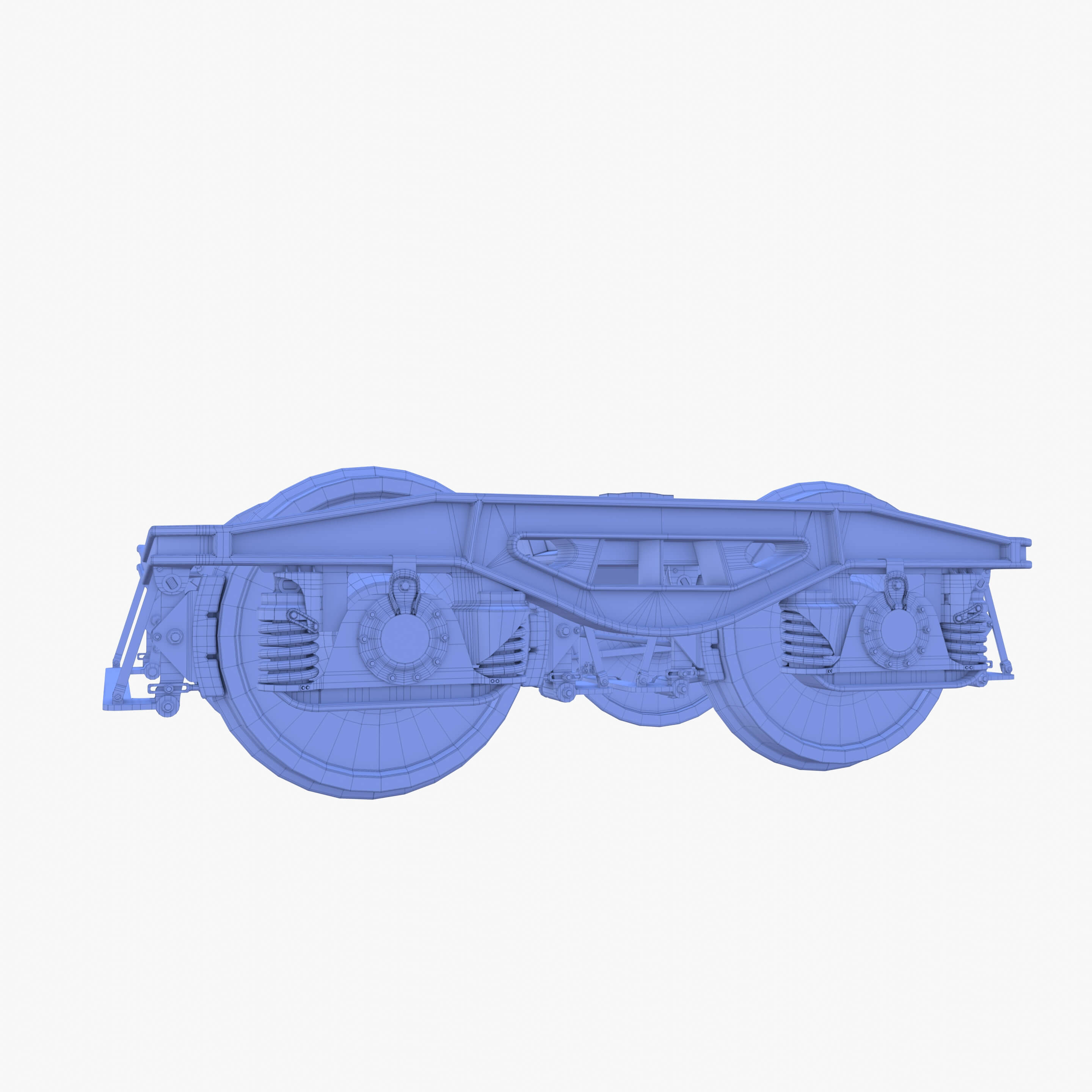 Train Car Bogie V1 - 3D Model by dragosburian