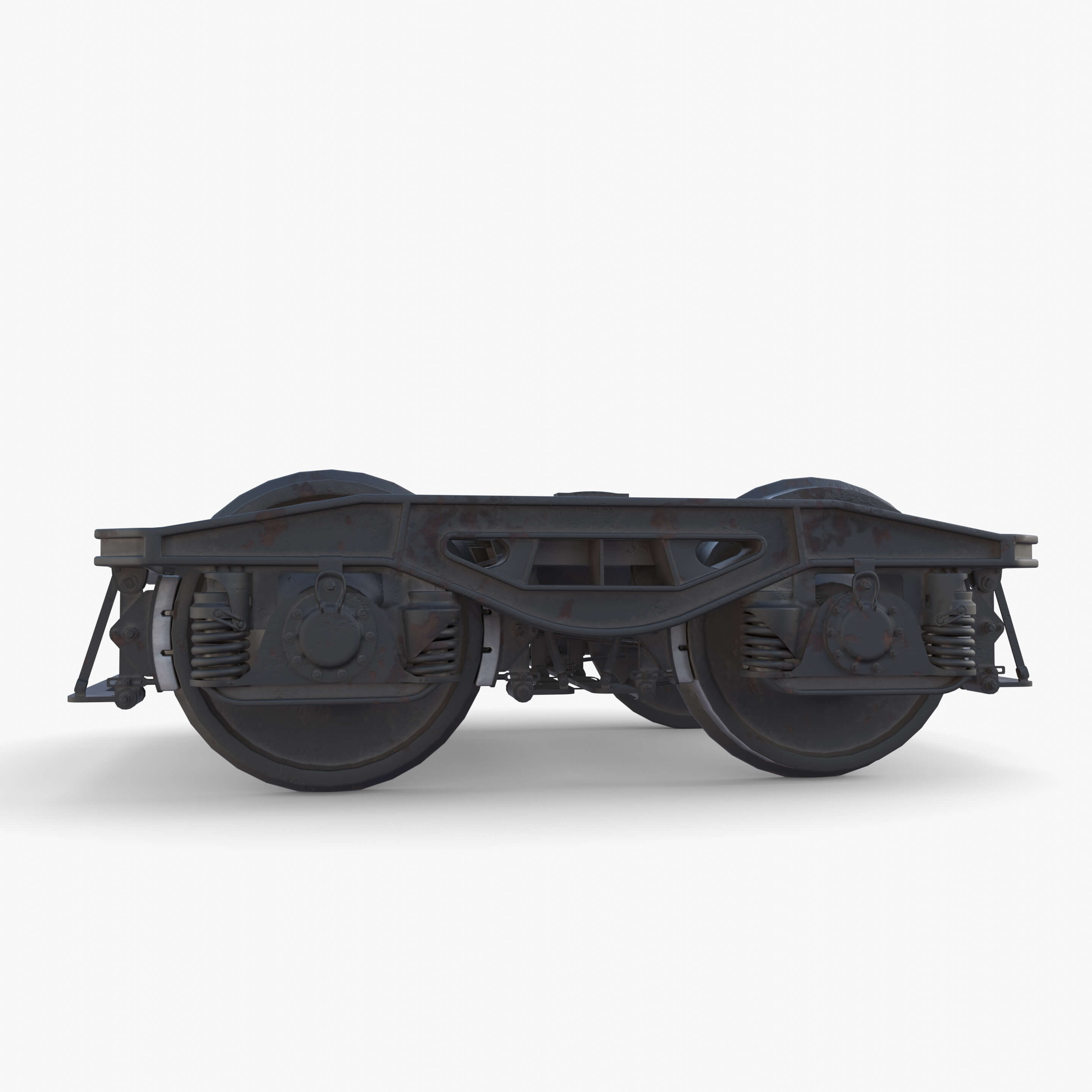 Train Car Bogie V2 - 3D Model by dragosburian