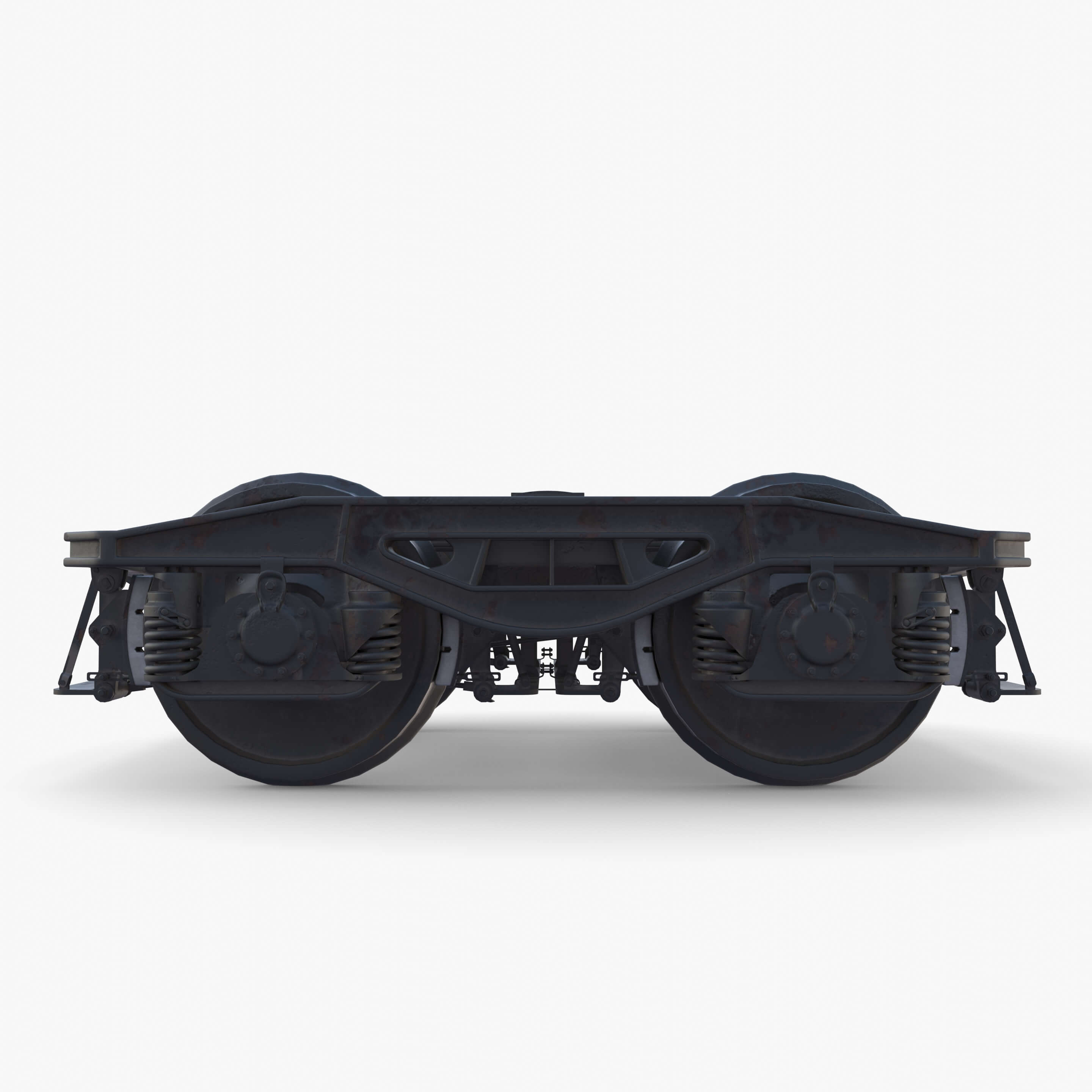 Train Car Bogie V2 - 3D Model by dragosburian