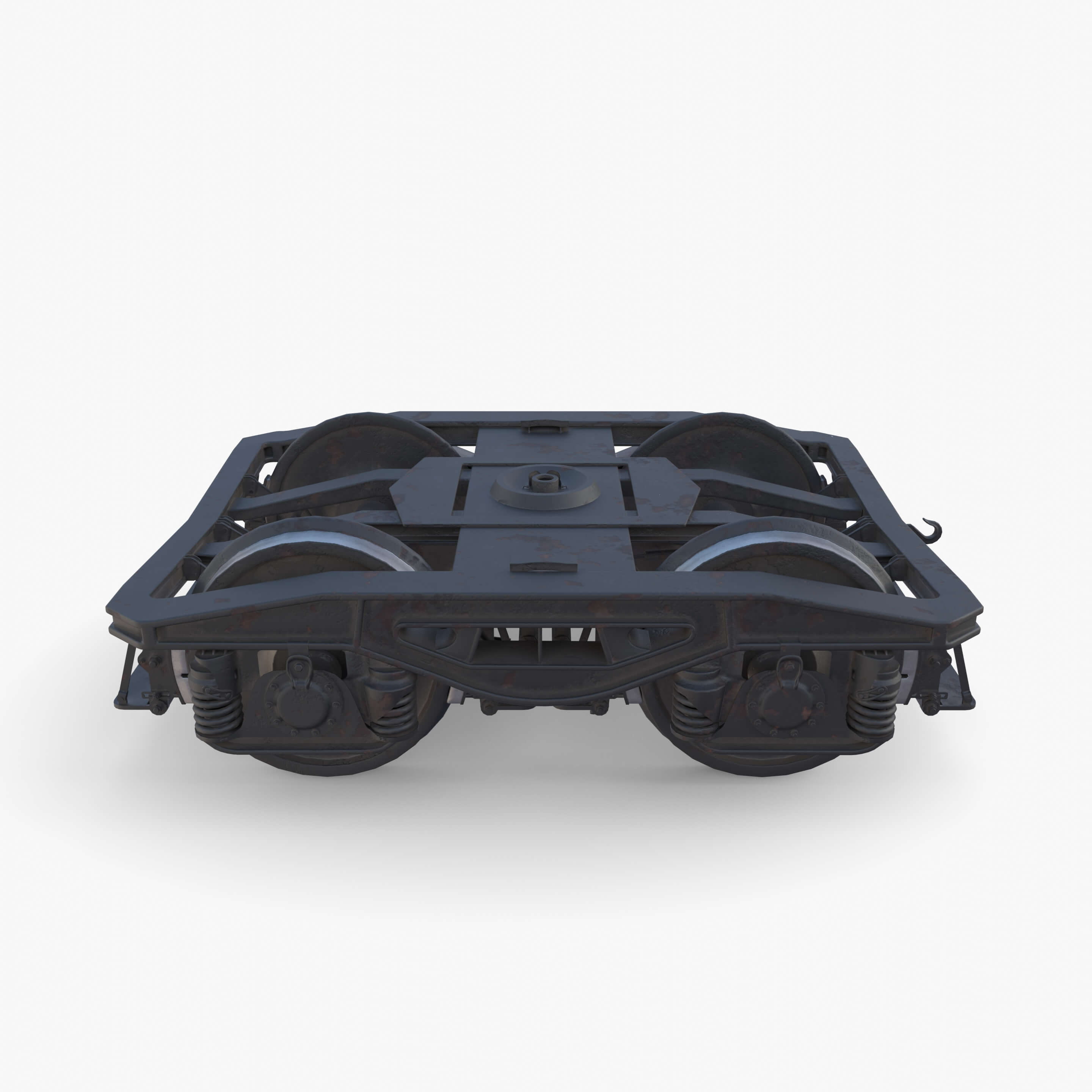 Train Car Bogie V2 - 3D Model by dragosburian