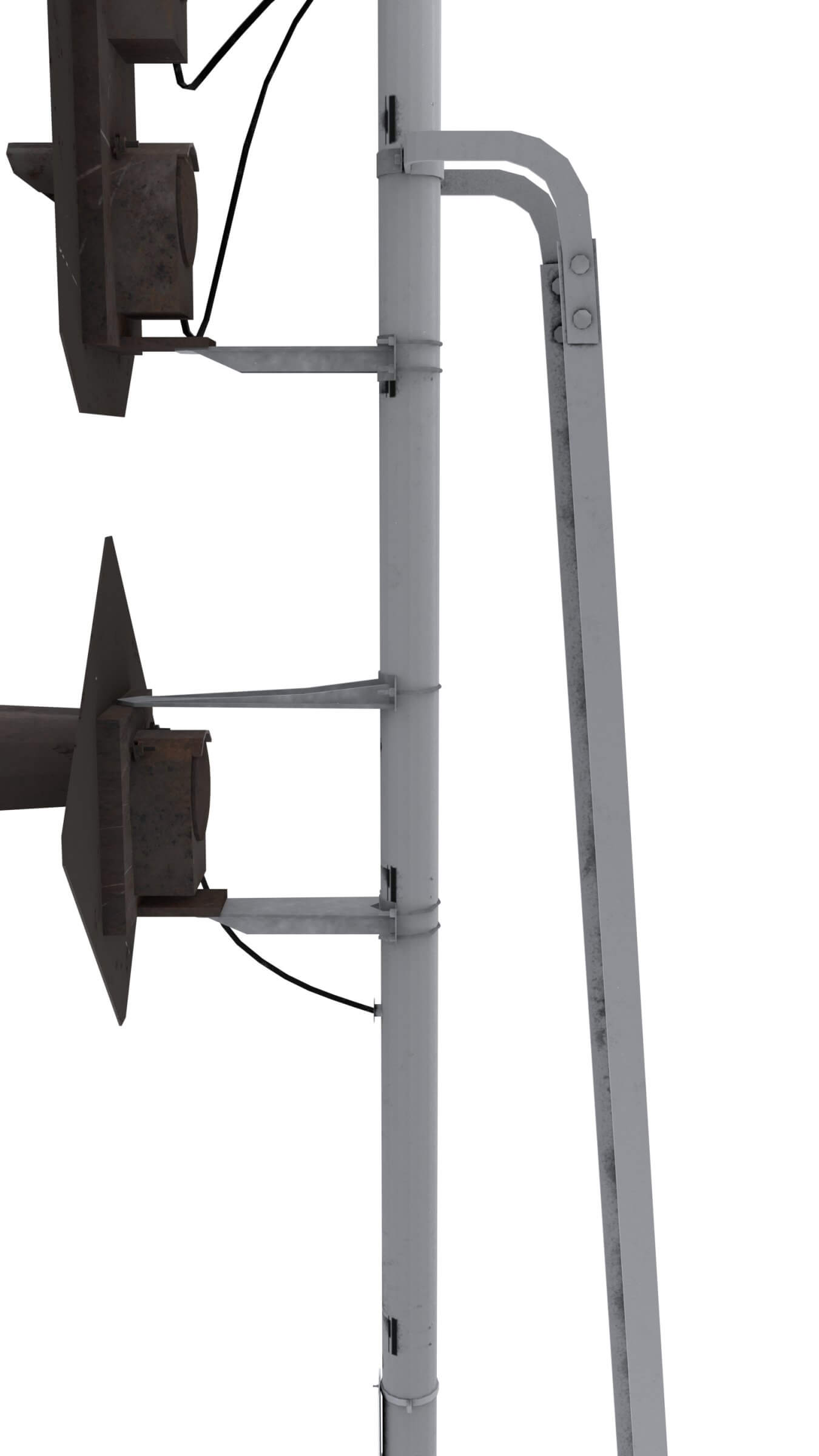 Train Traffic Light 19 - 3D Model by dragosburian