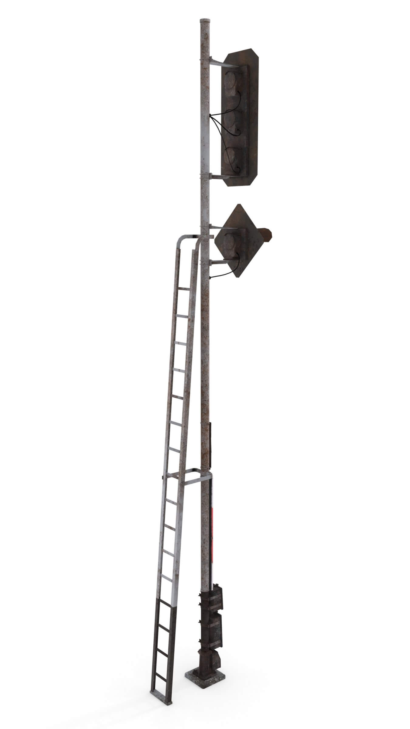 Train Traffic Light Weathered 17 - 3D Model by dragosburian