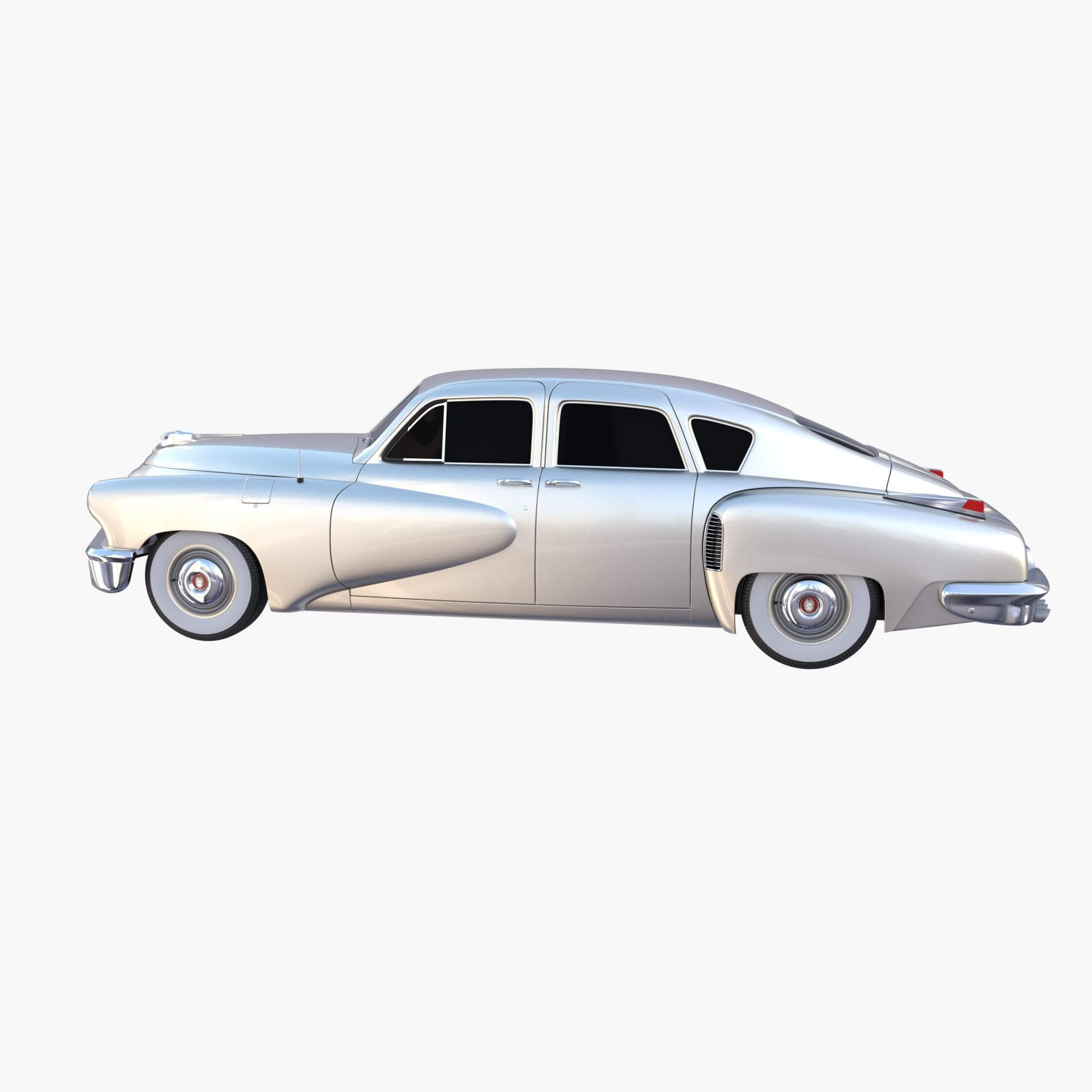 Tucker 48 Gray - 3D Model by dragosburian