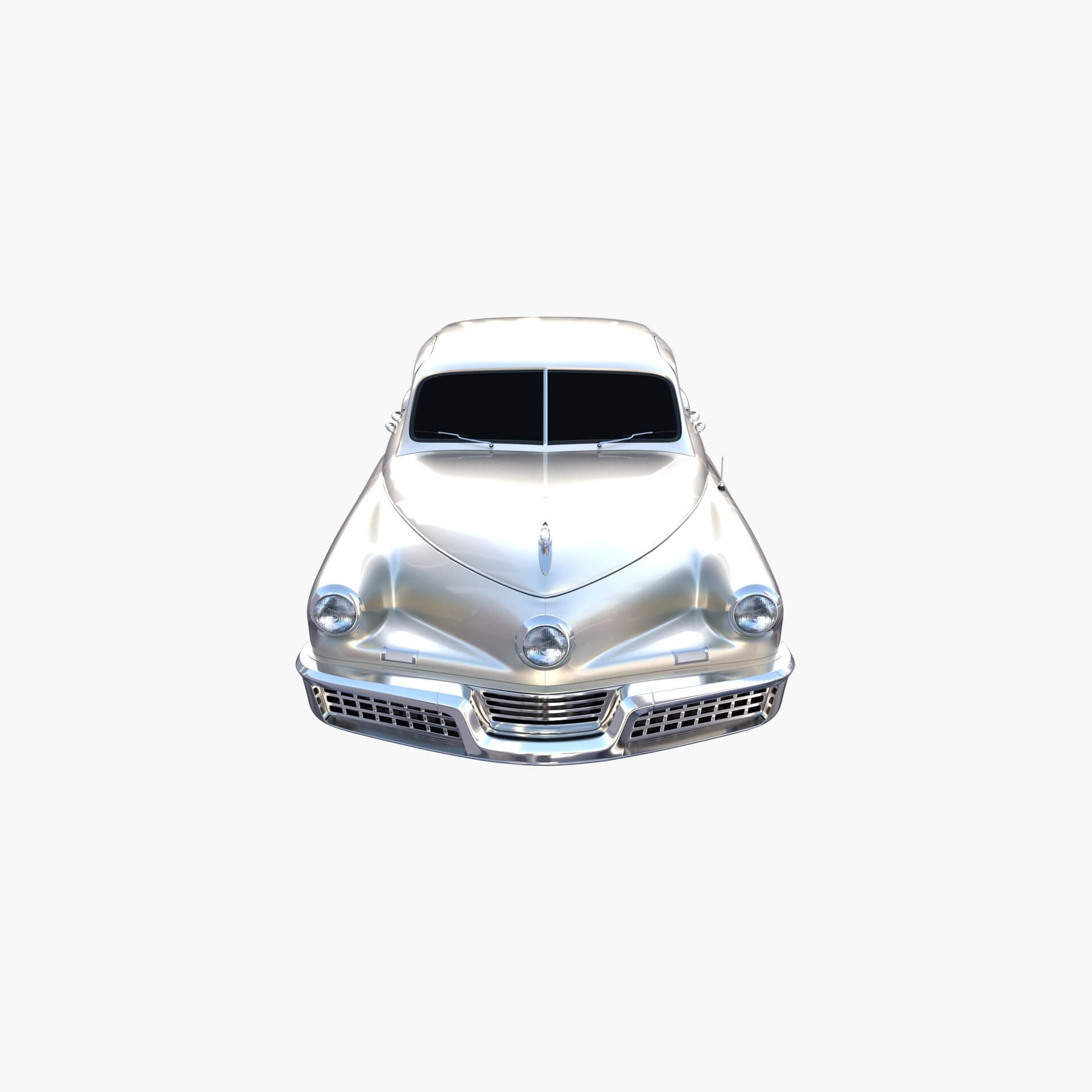 Tucker 48 Gray - 3D Model by dragosburian
