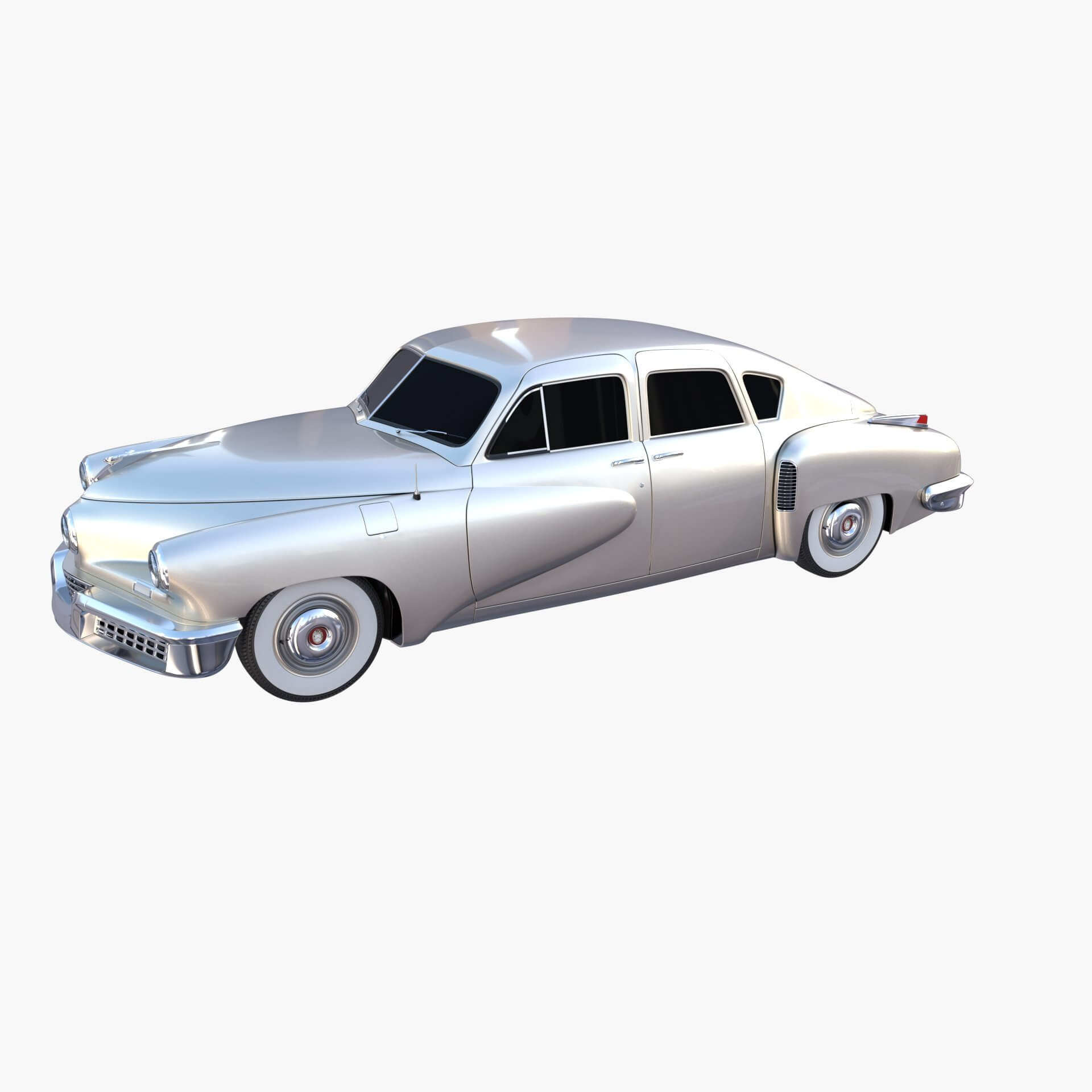 Tucker 48 Gray - 3D Model by dragosburian