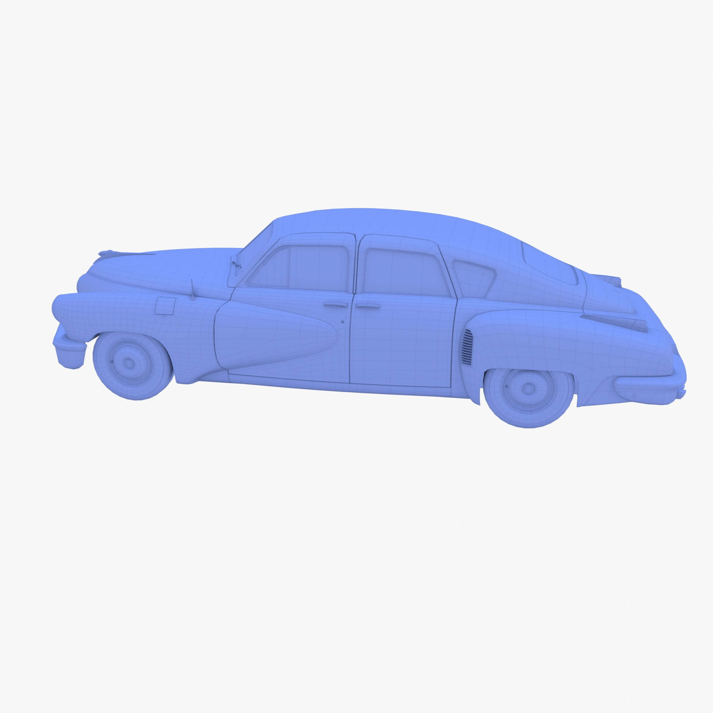 Tucker 48 Gray - 3D Model by dragosburian