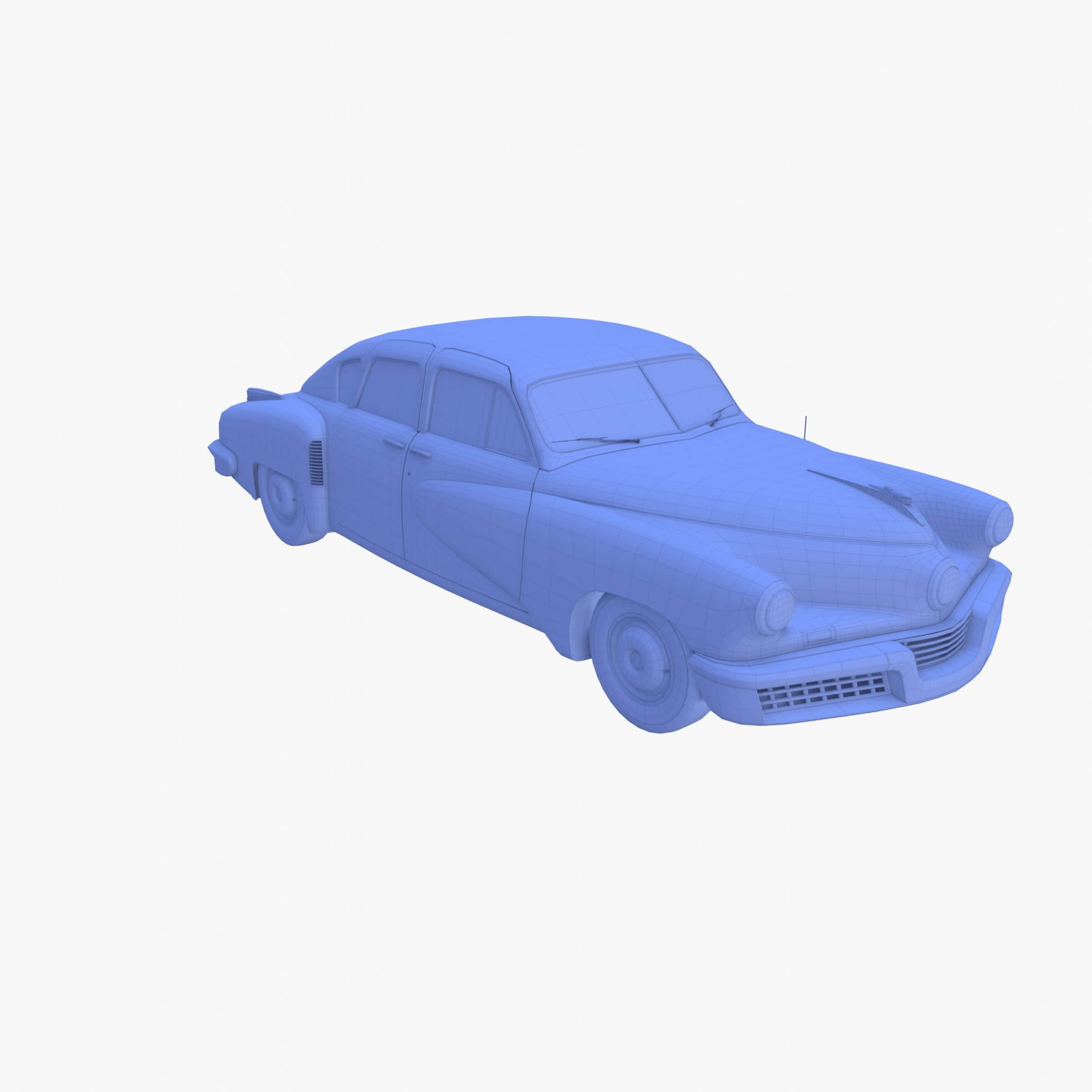 Tucker 48 Green - 3D Model by dragosburian