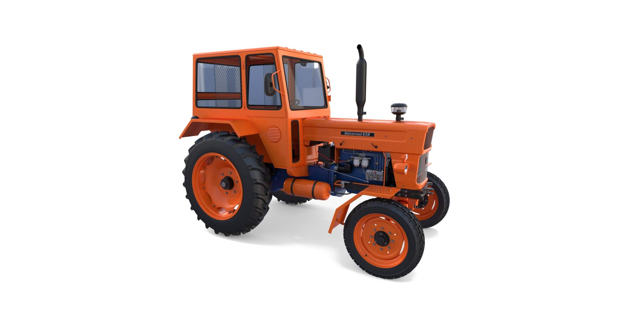 U650 Tractor V1 - 3D Model by dragosburian