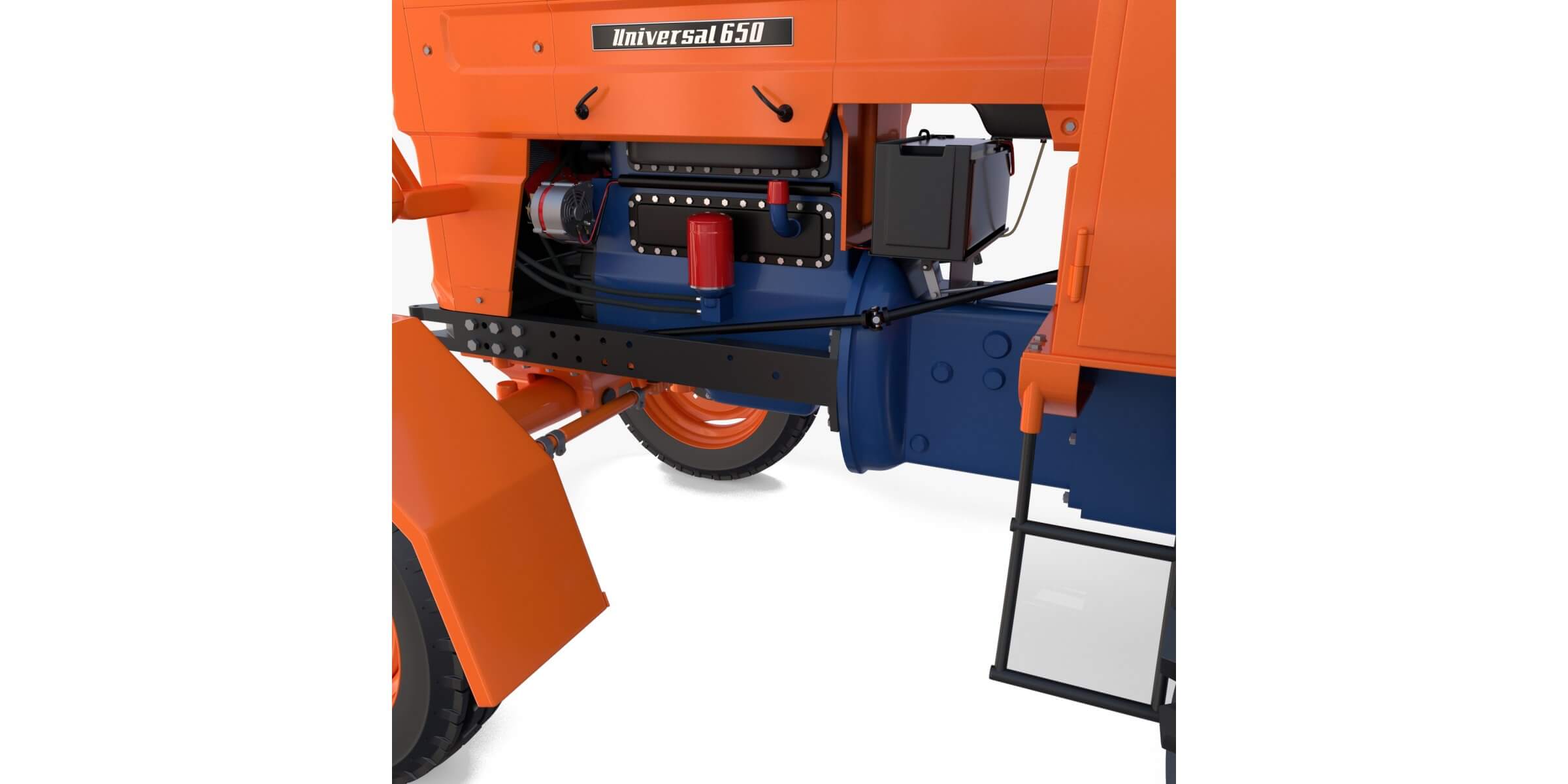 U650 Tractor V1 - 3D Model by dragosburian