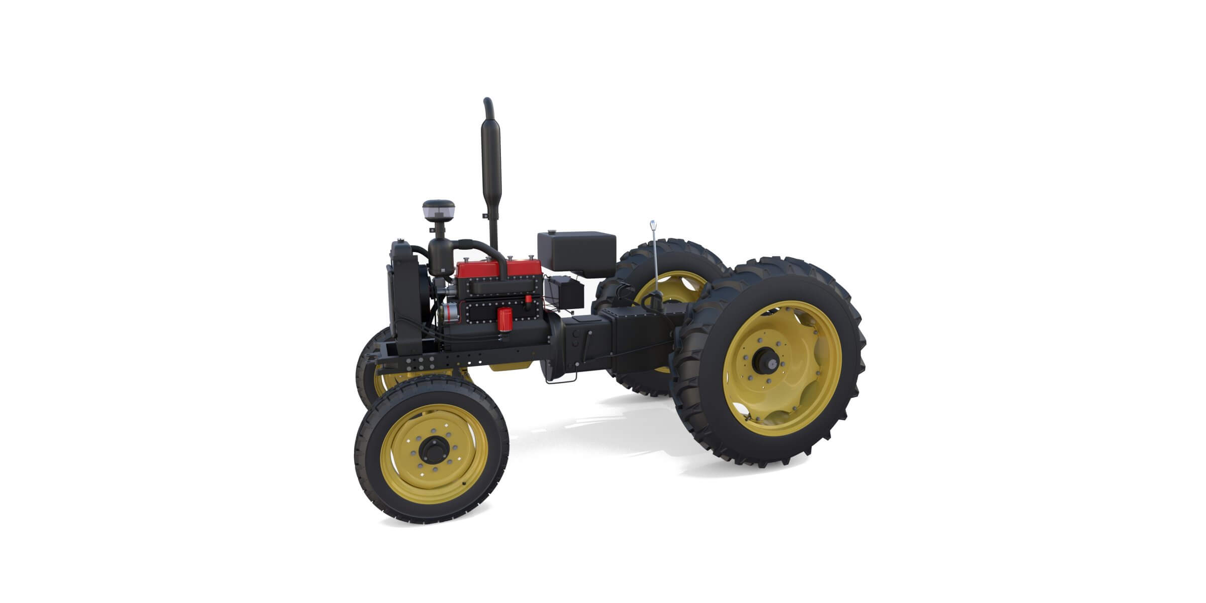 U650 Tractor V1 - 3D Model by dragosburian