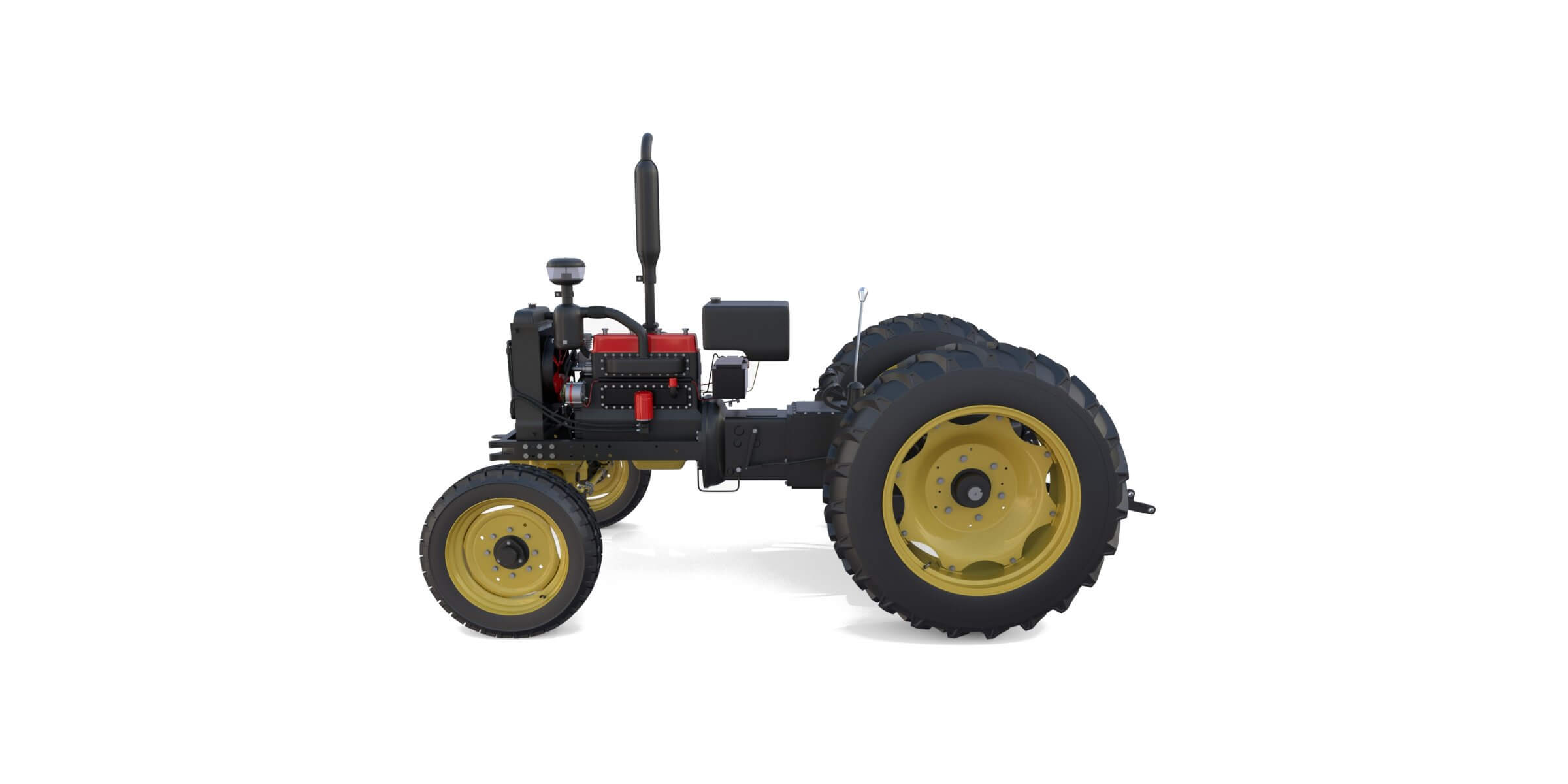 U650 Tractor V1 - 3D Model by dragosburian
