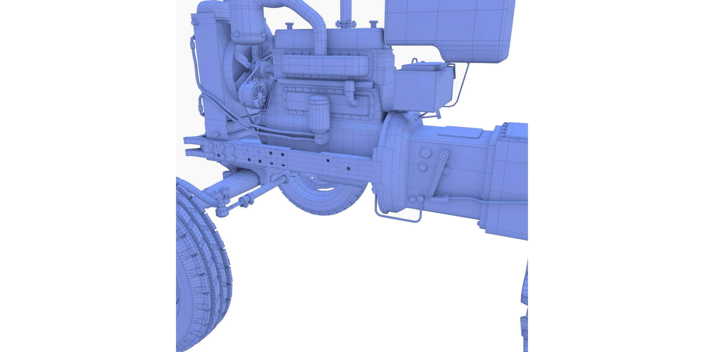 U650 Tractor V1 - 3D Model by dragosburian