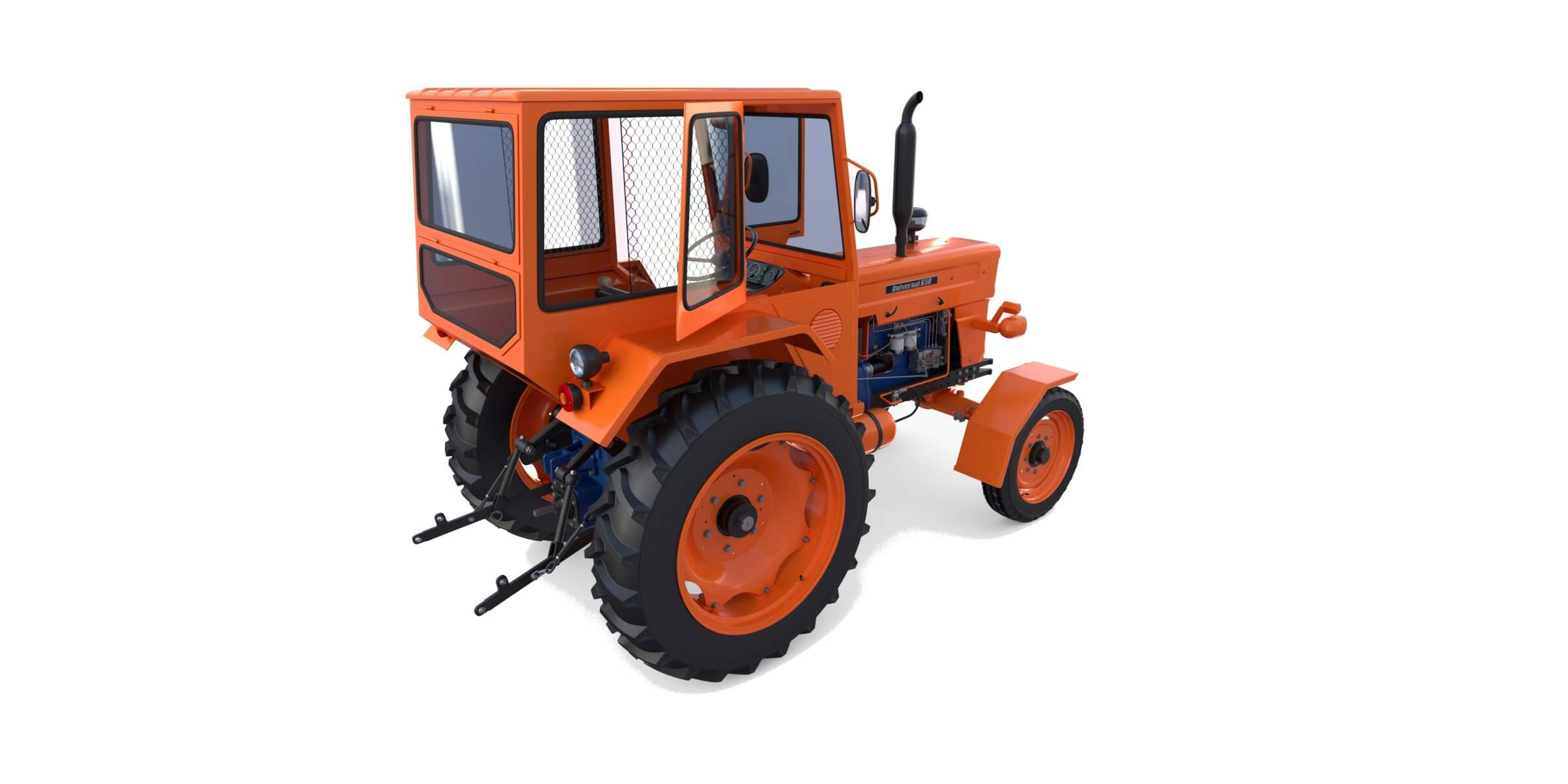 U650 Tractor V1 - 3D Model by dragosburian