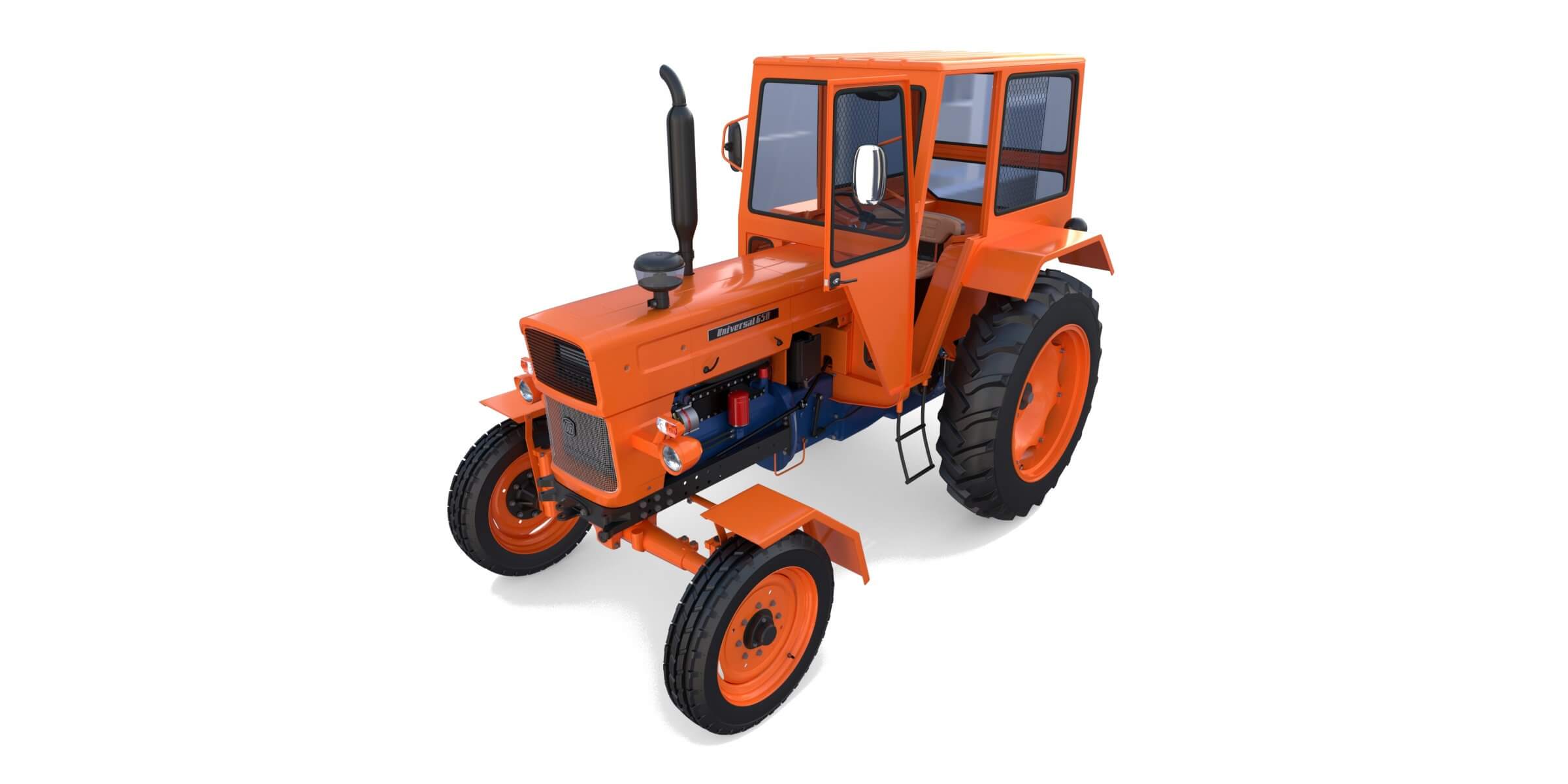 U650 Tractor V1 - 3D Model by dragosburian