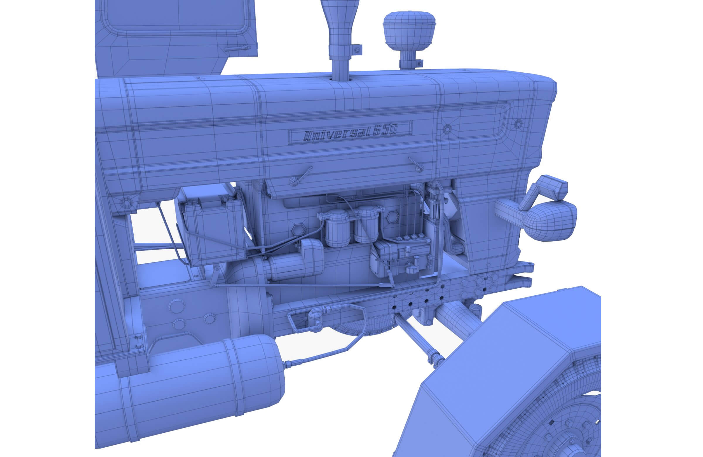 U650 Tractor V1 - 3D Model by dragosburian