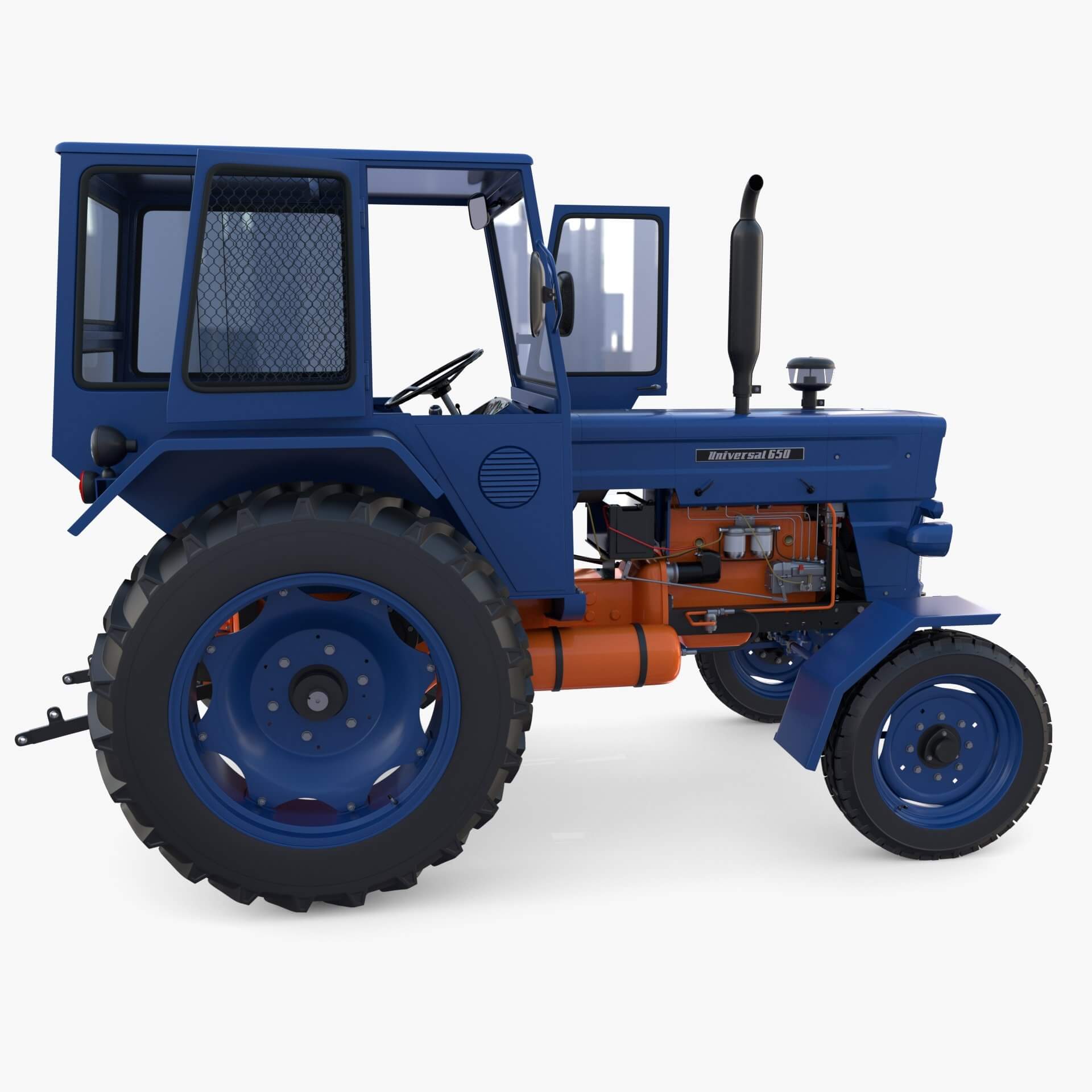 U650 Tractor V3 - 3D Model by dragosburian