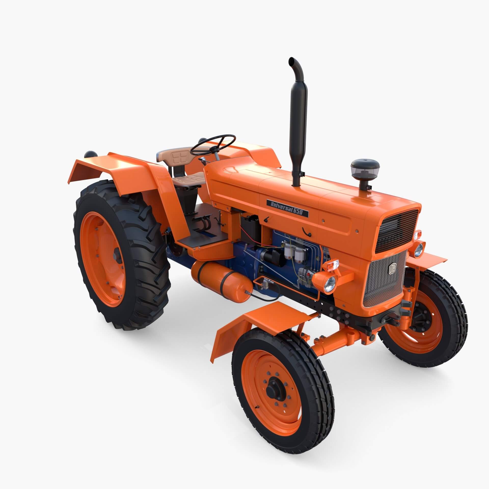 U650 Tractor V4 - 3D Model by dragosburian