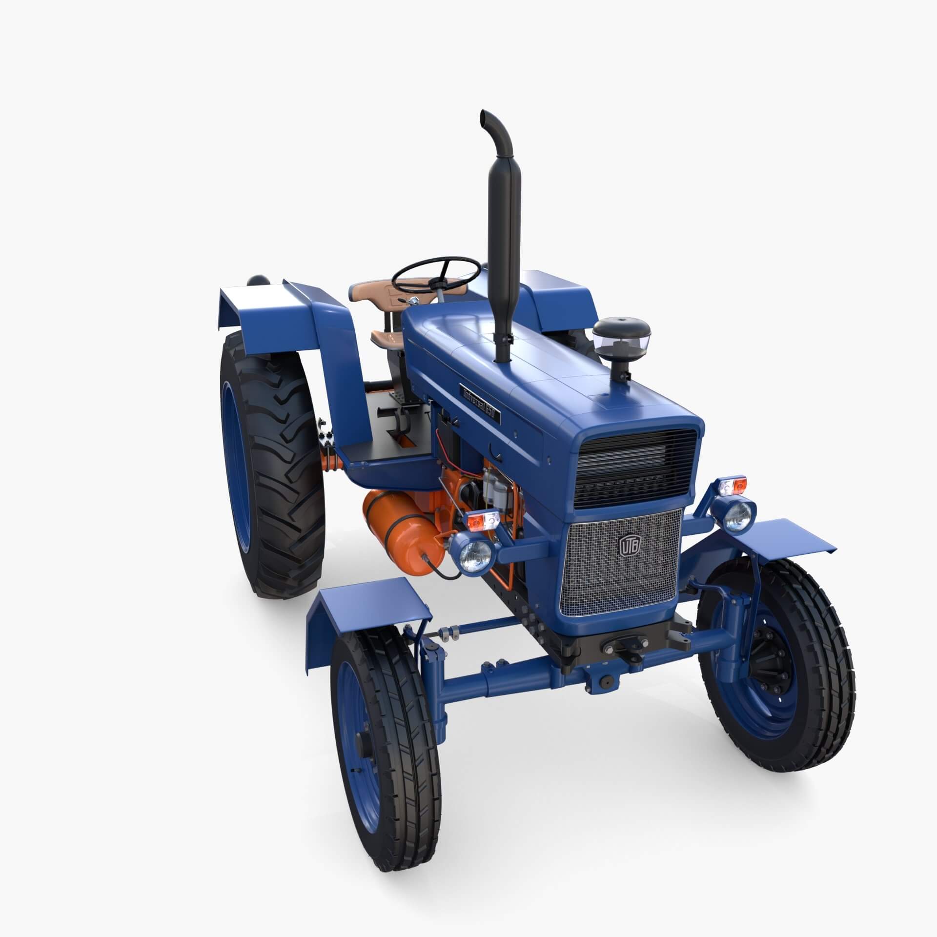 U650 Tractor V6 - 3D Model by dragosburian