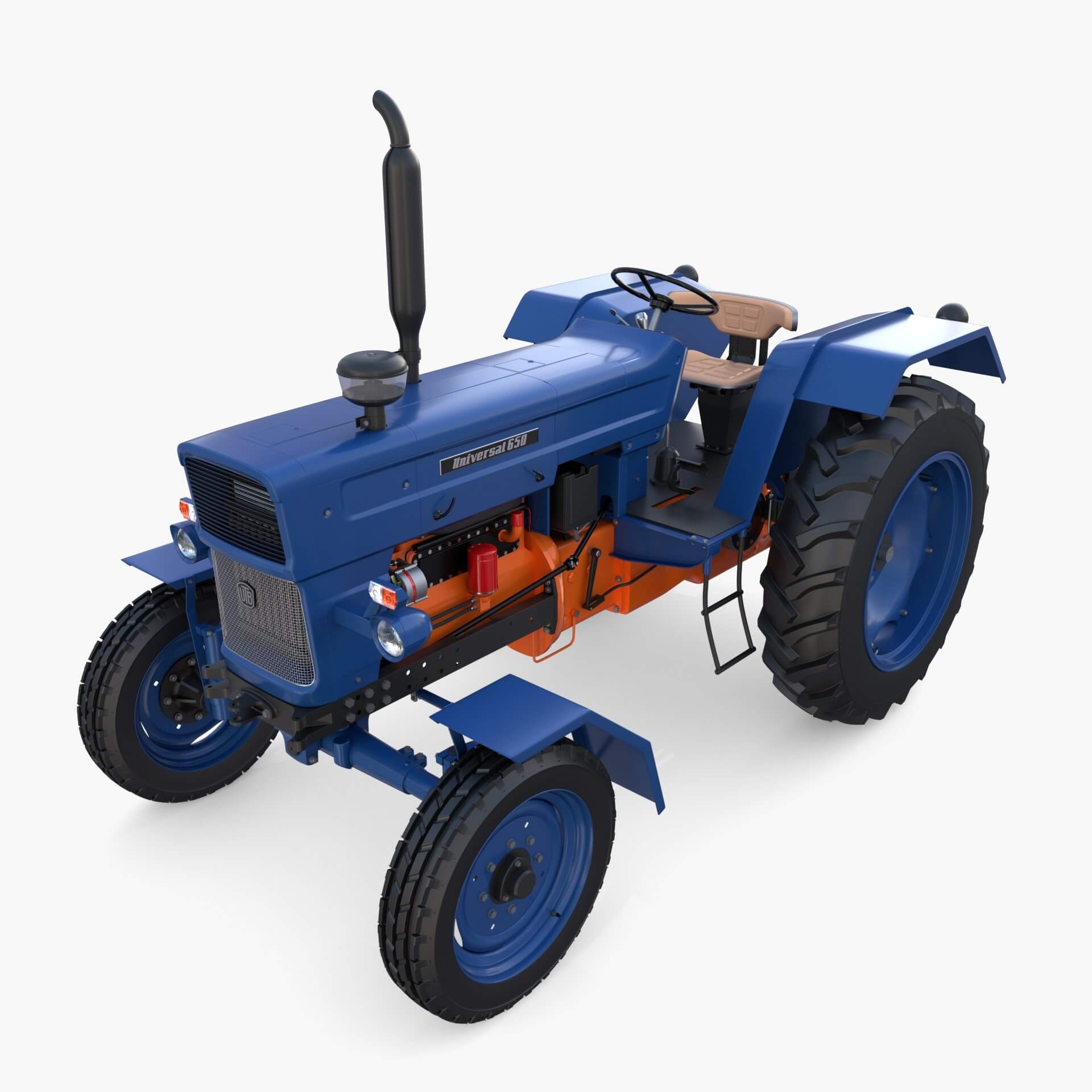 U650 Tractor V6 - 3D Model by dragosburian