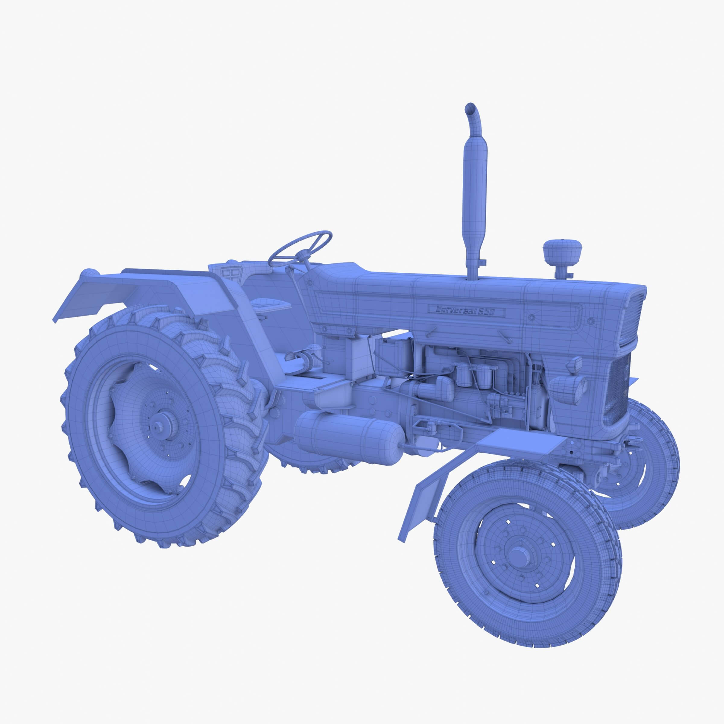 U650 Tractor V6 - 3D Model by dragosburian