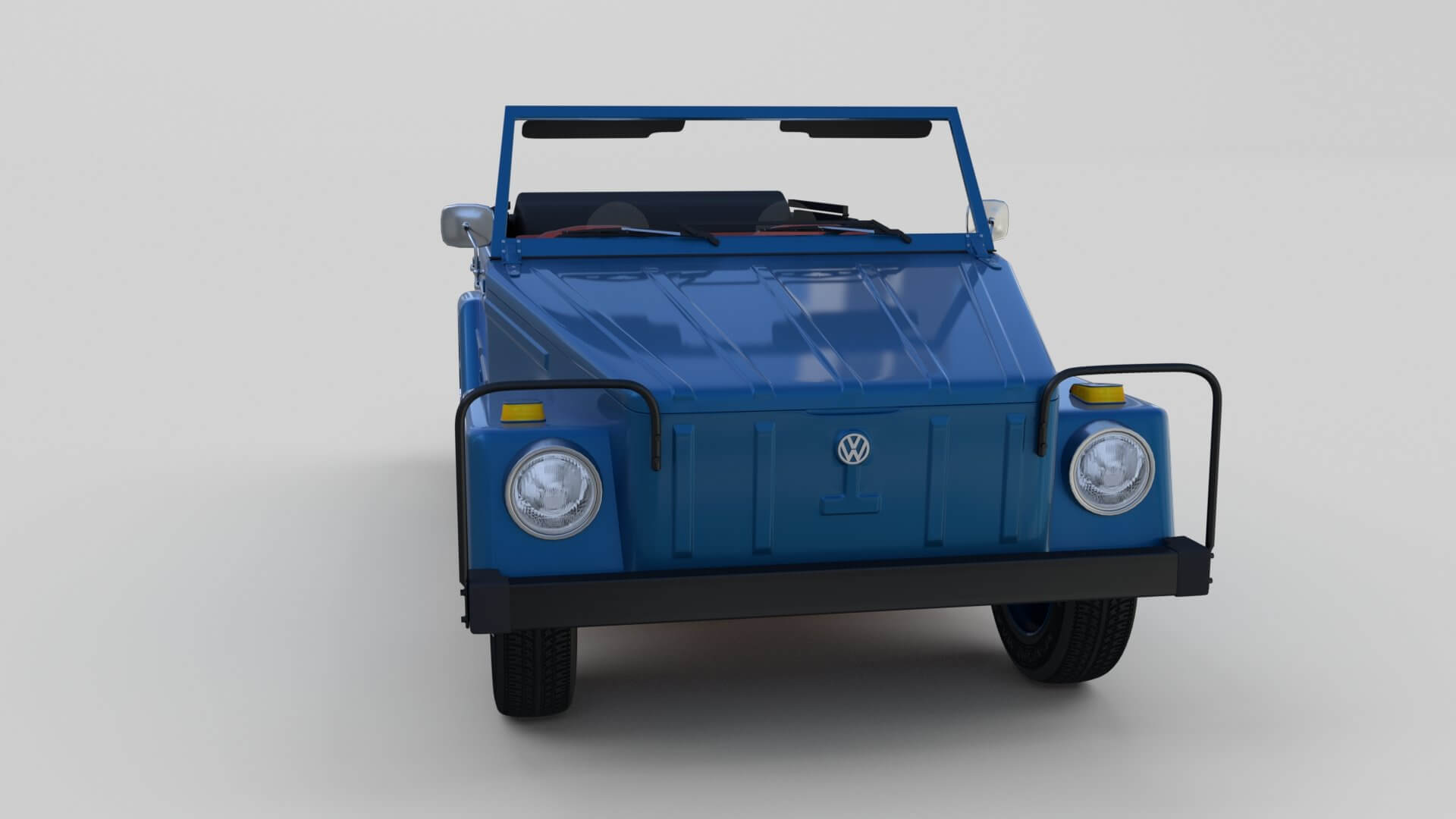 VW 181 Thing with Interior - 3D Model by dragosburian