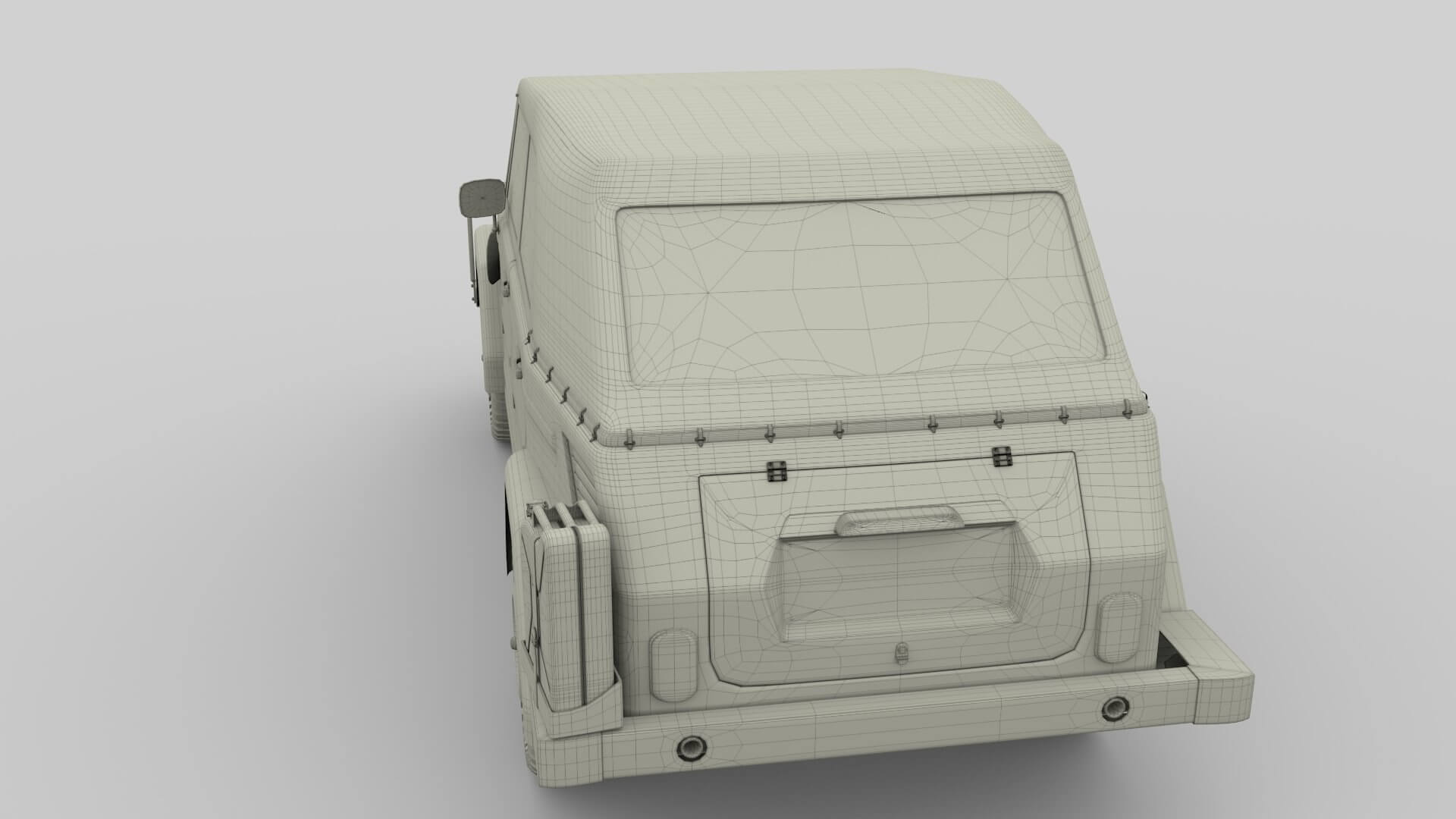 VW Type 181 Army - 3D Model by dragosburian