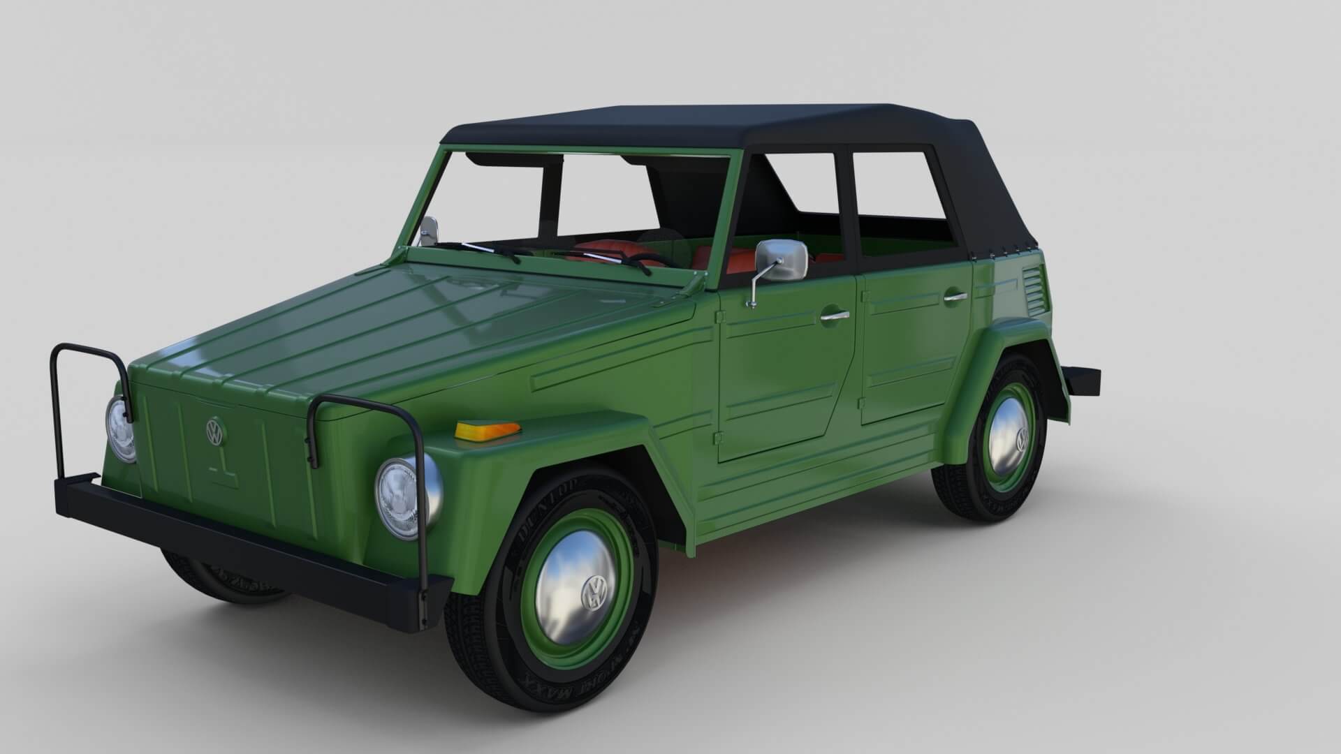 VW Type 181 with Interior Top Up - 3D Model by dragosburian