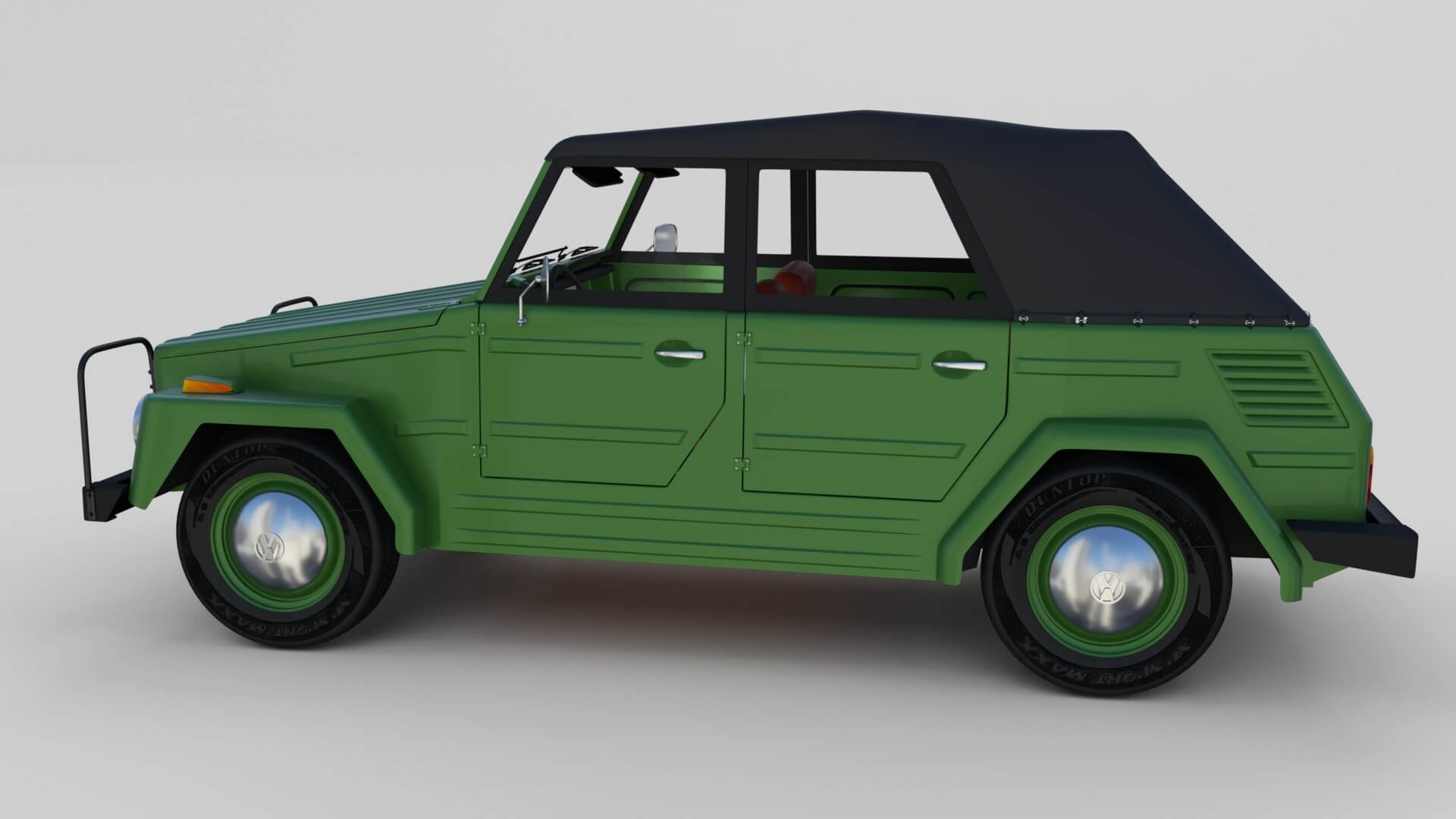 VW Type 181 with Interior Top Up - 3D Model by dragosburian