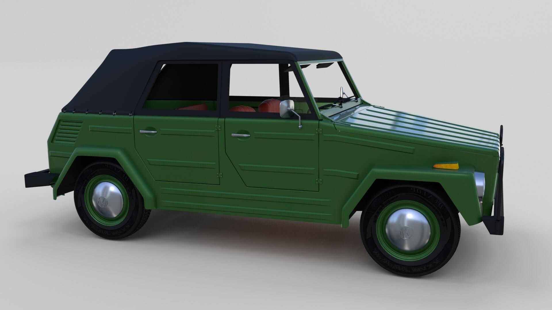 VW Type 181 with Interior Top Up - 3D Model by dragosburian